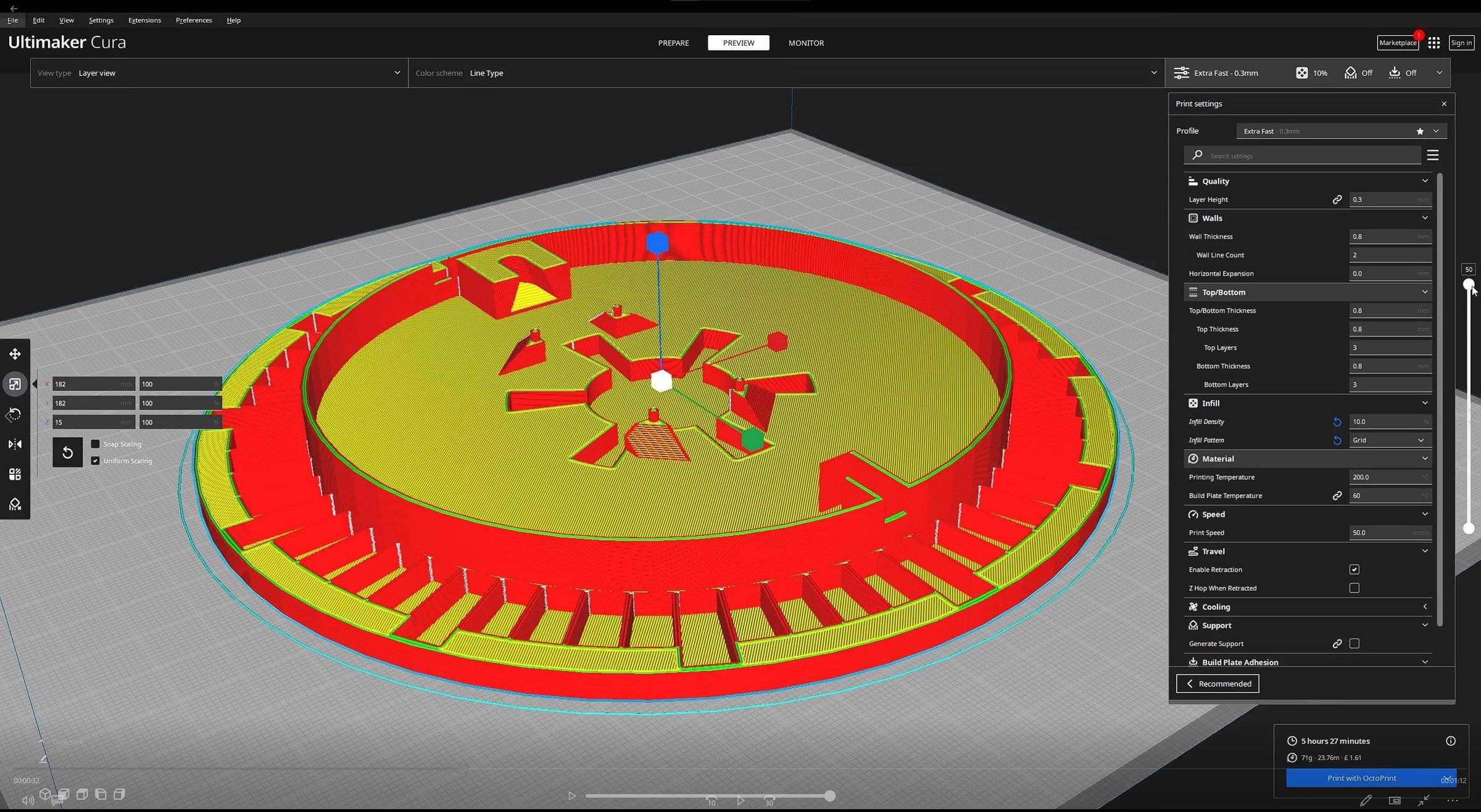 Simple 60 LED Ring Clock, Tinkercad Design, 3D Printed, WiFi NTP ...