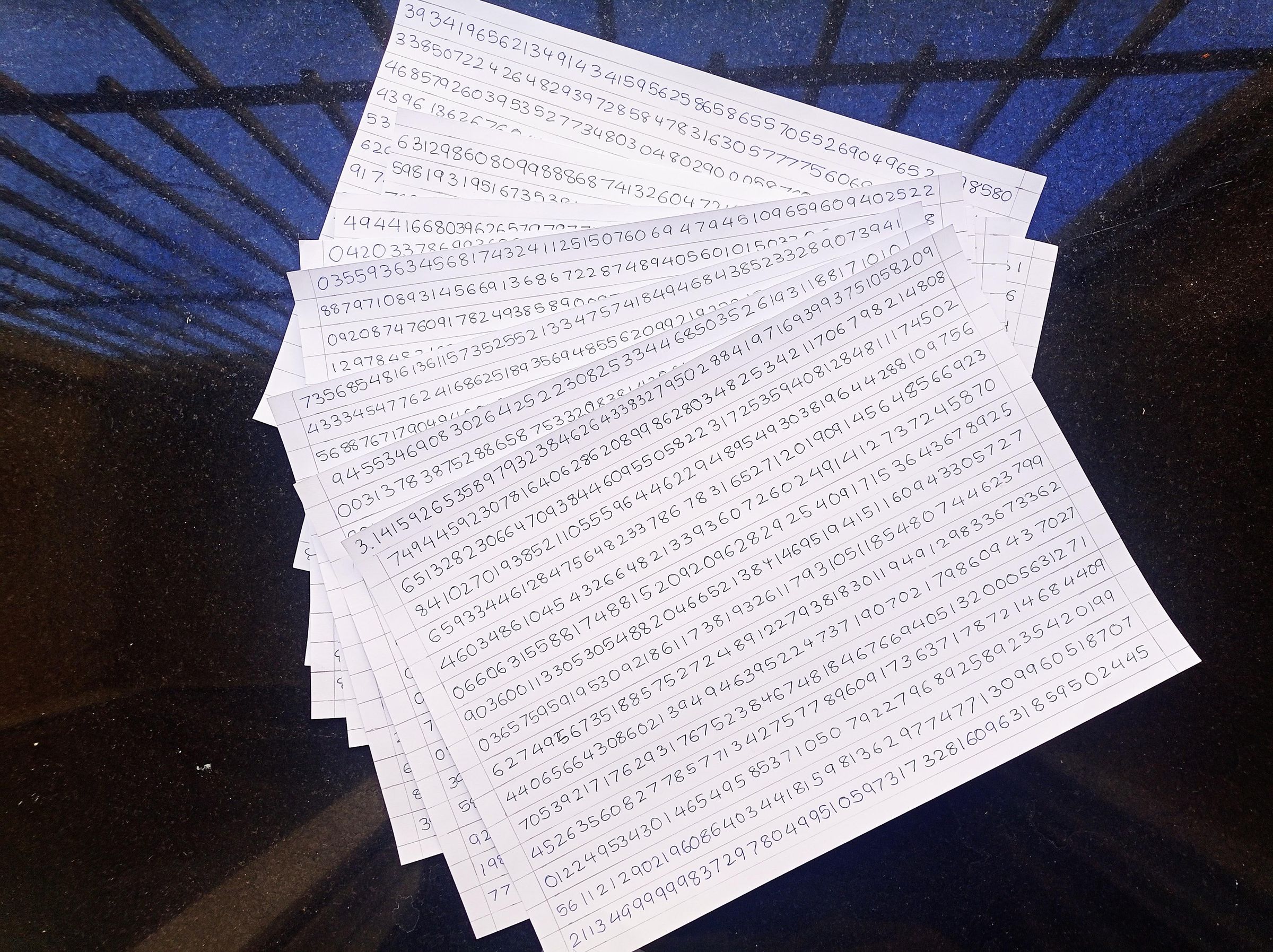 10,000 Digits of Pi in Pie! 60 Meters of Pi! : 6 Steps (with Pictures ...