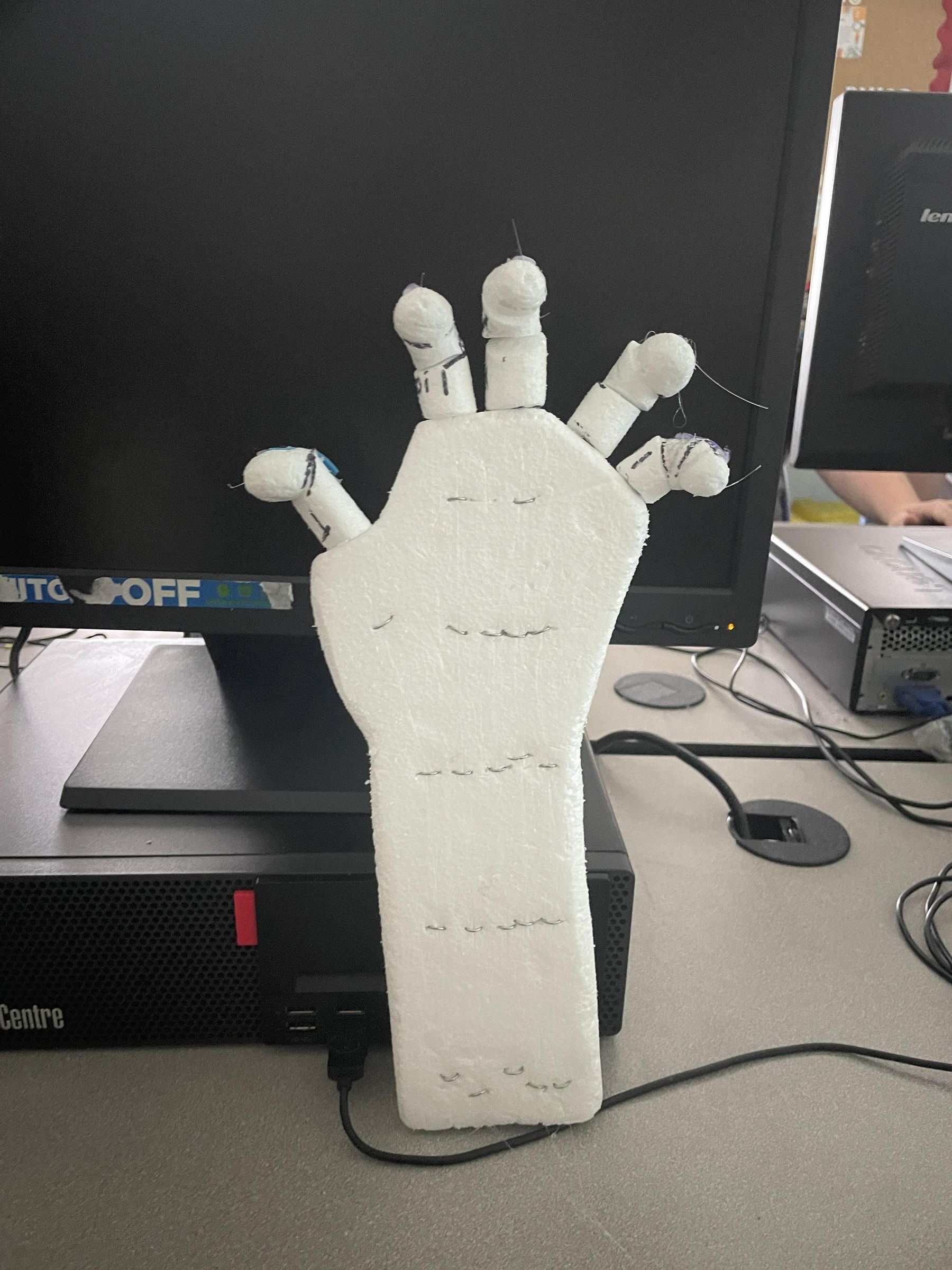 Styrofoam Robotic Hand: STEM : 18 Steps - Instructables
