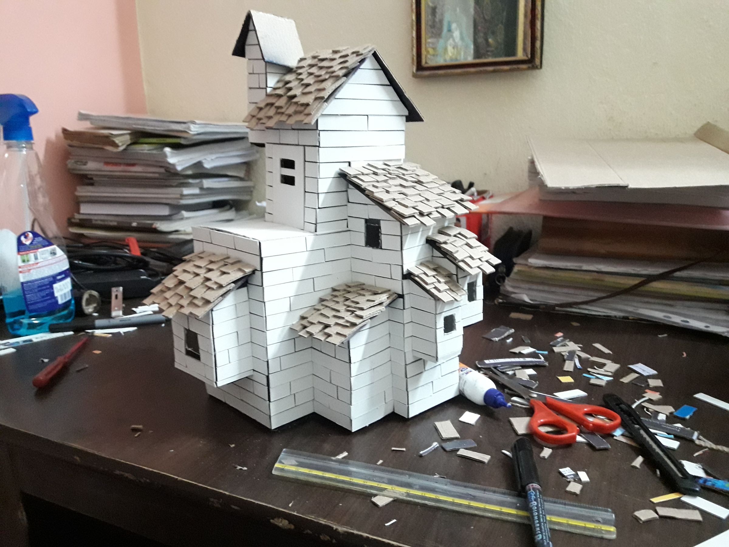 DIY Cardboard House : 8 Steps (with Pictures) - Instructables