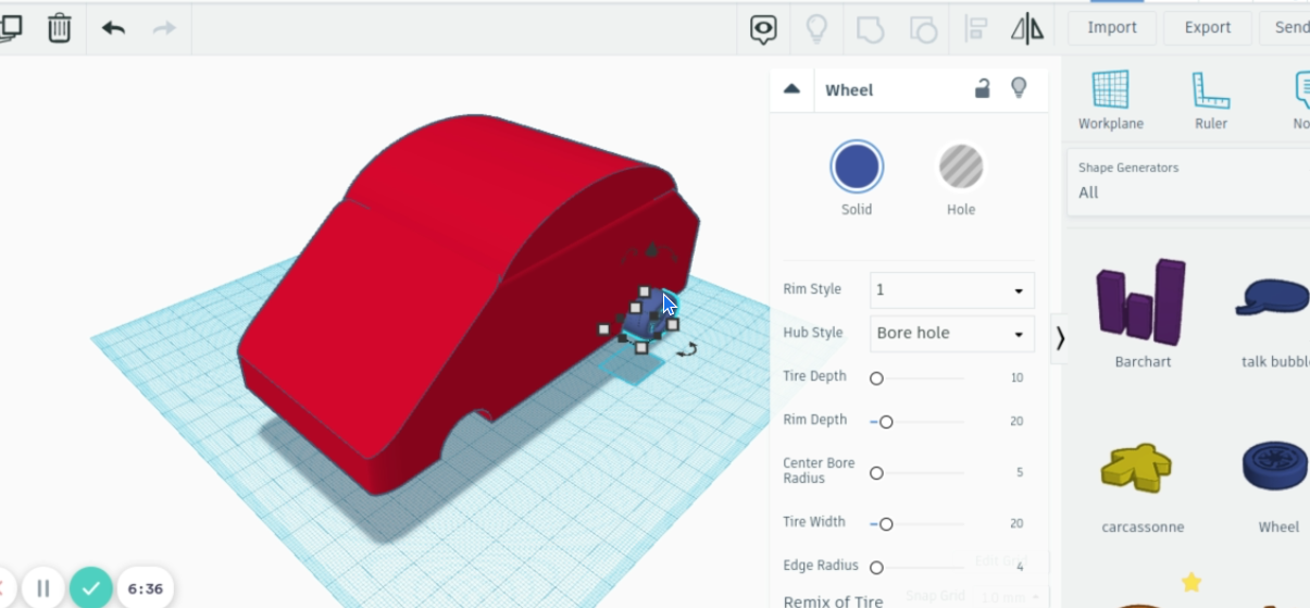 TinkerCAD Car (Basic) : 7 Steps - Instructables