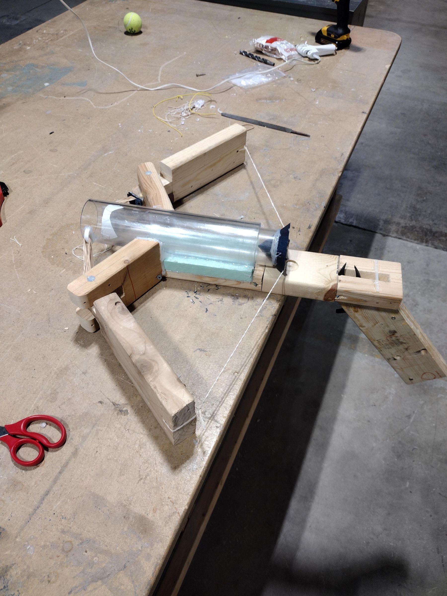 Crossbow/Tennis Launcher : 10 Steps - Instructables