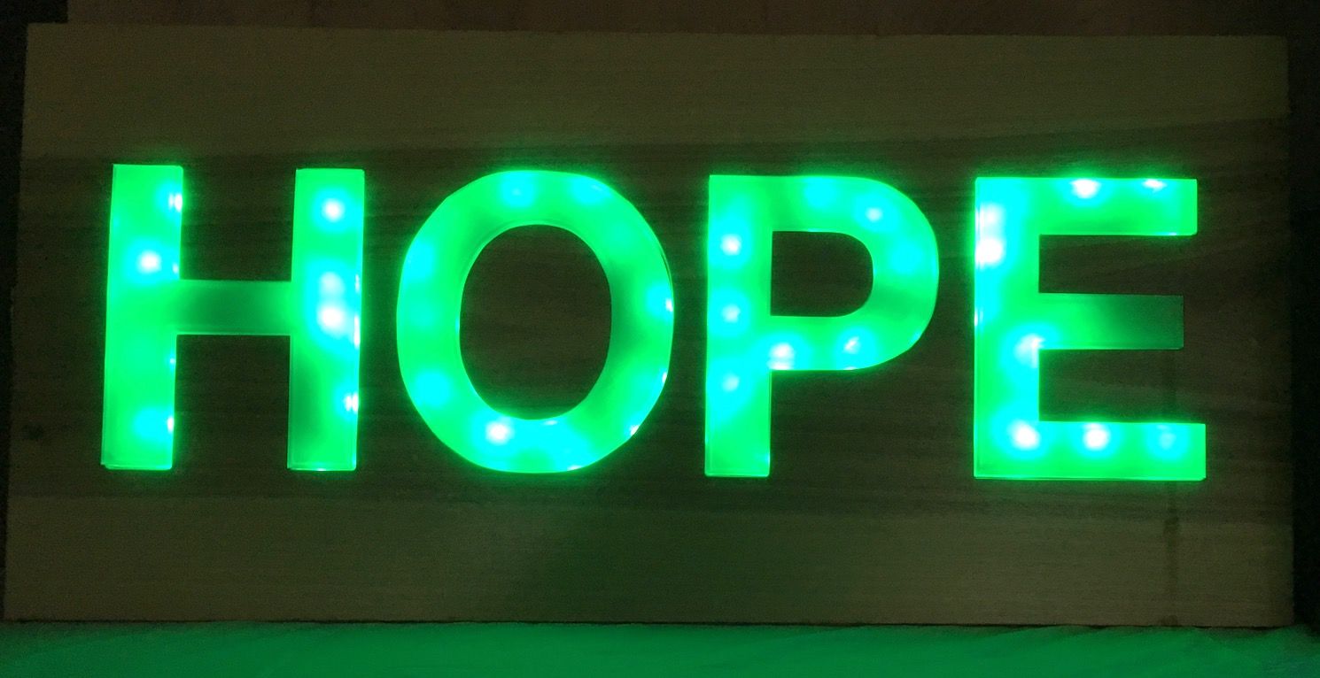 Backlit Signs With LED Light Strips : 8 Steps - Instructables