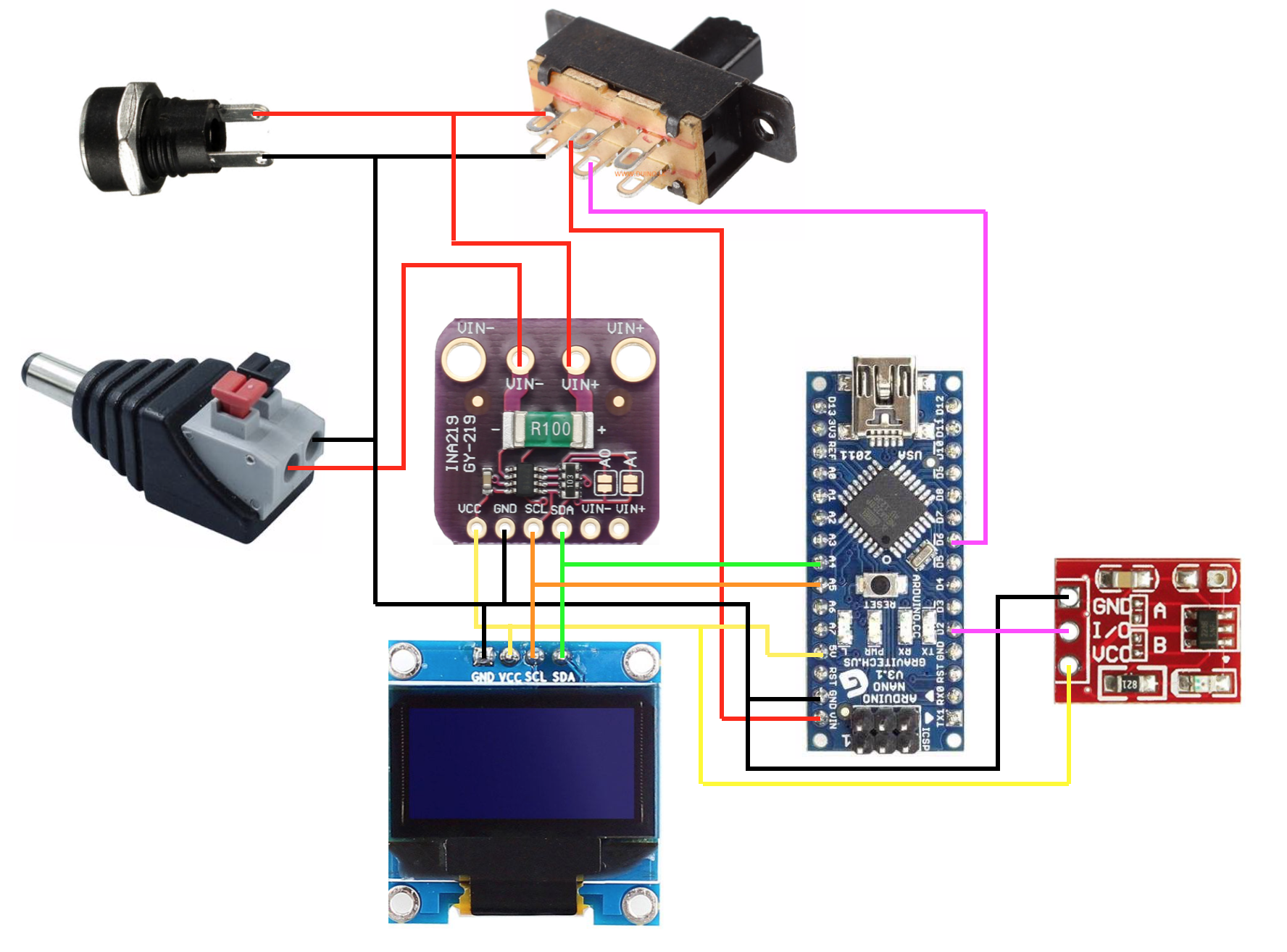 Tiny V/A Meter With INA219 : 9 Steps (with Pictures) - Instructables