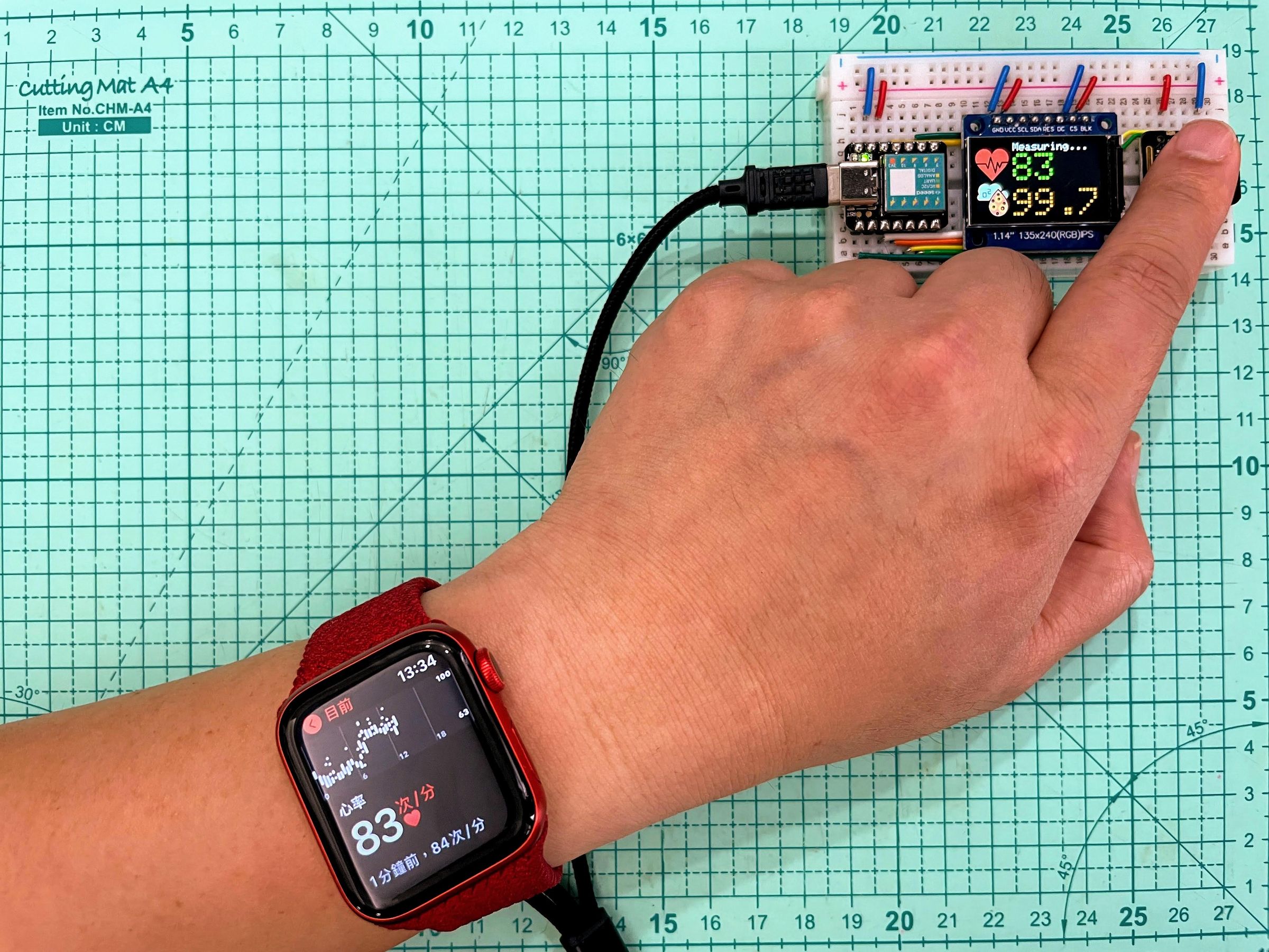 Blood Oxygen Heart Rate Meter : 6 Steps (with Pictures) - Instructables