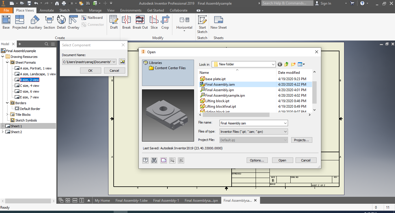 TAD 330- Making Isometric & Exploded Assembly View Drawings : 31 Steps ...