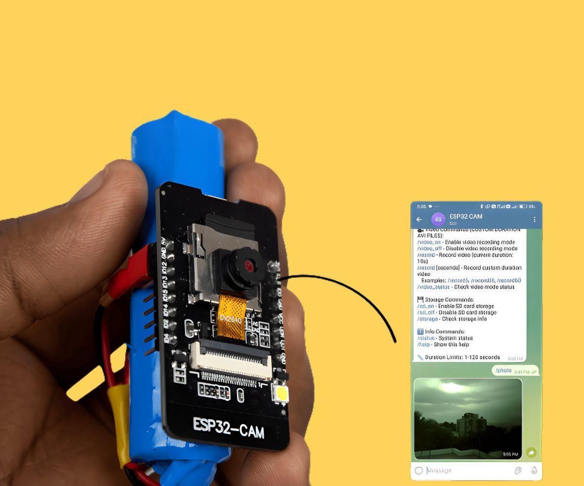 ESP32-CAM Telegram Bot : 9 Steps (with Pictures) - Instructables