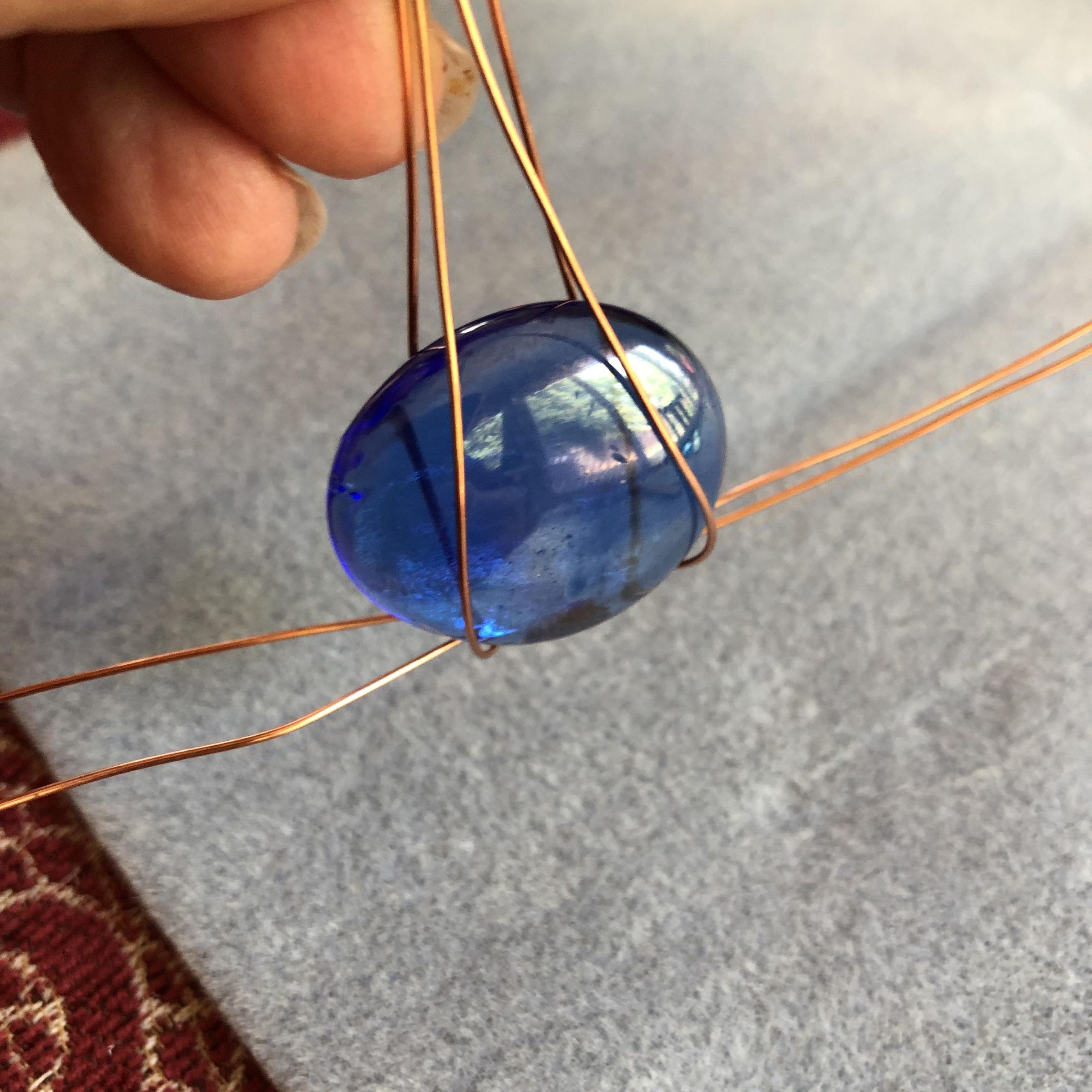 Amazing Wire Wrapped Glass Pendant...for Pennies! : 20 Steps (with ...