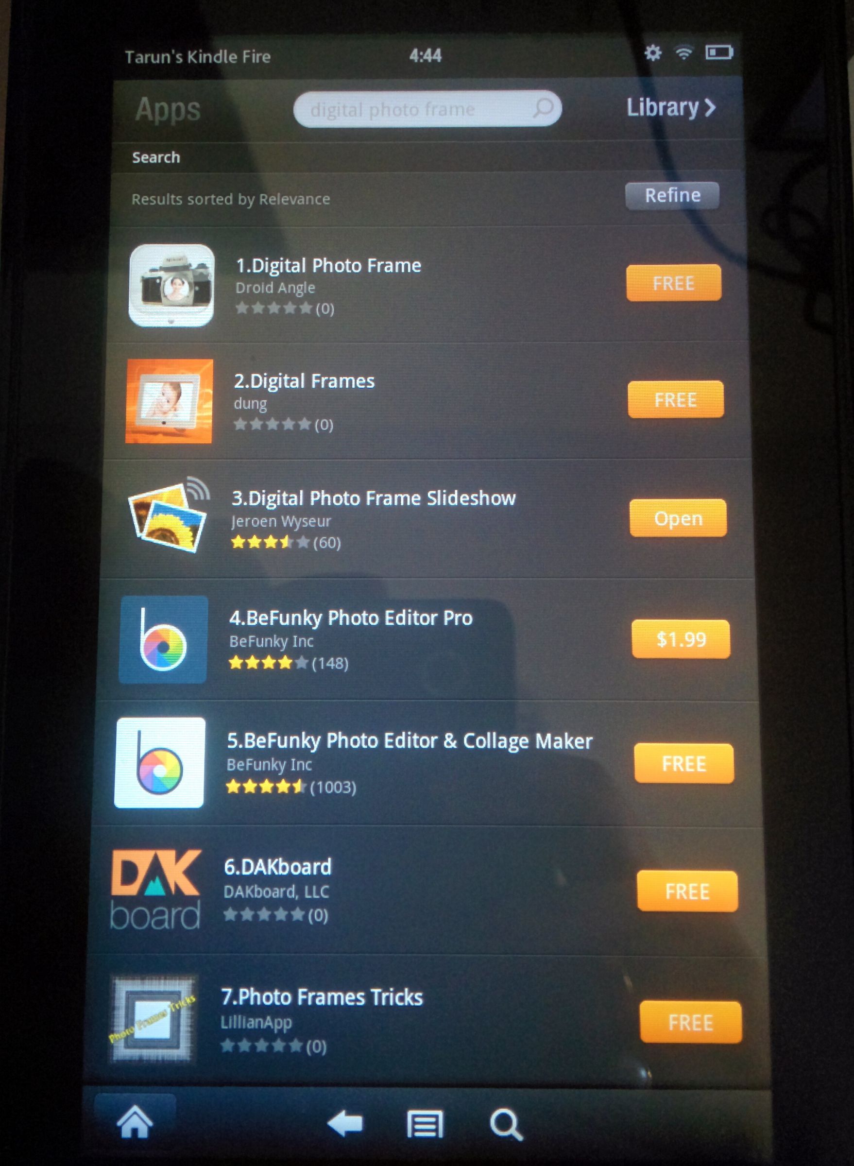 How to Turn Your Old Kindle Fire Tablet to a Wooden Digital Photo Frame ...
