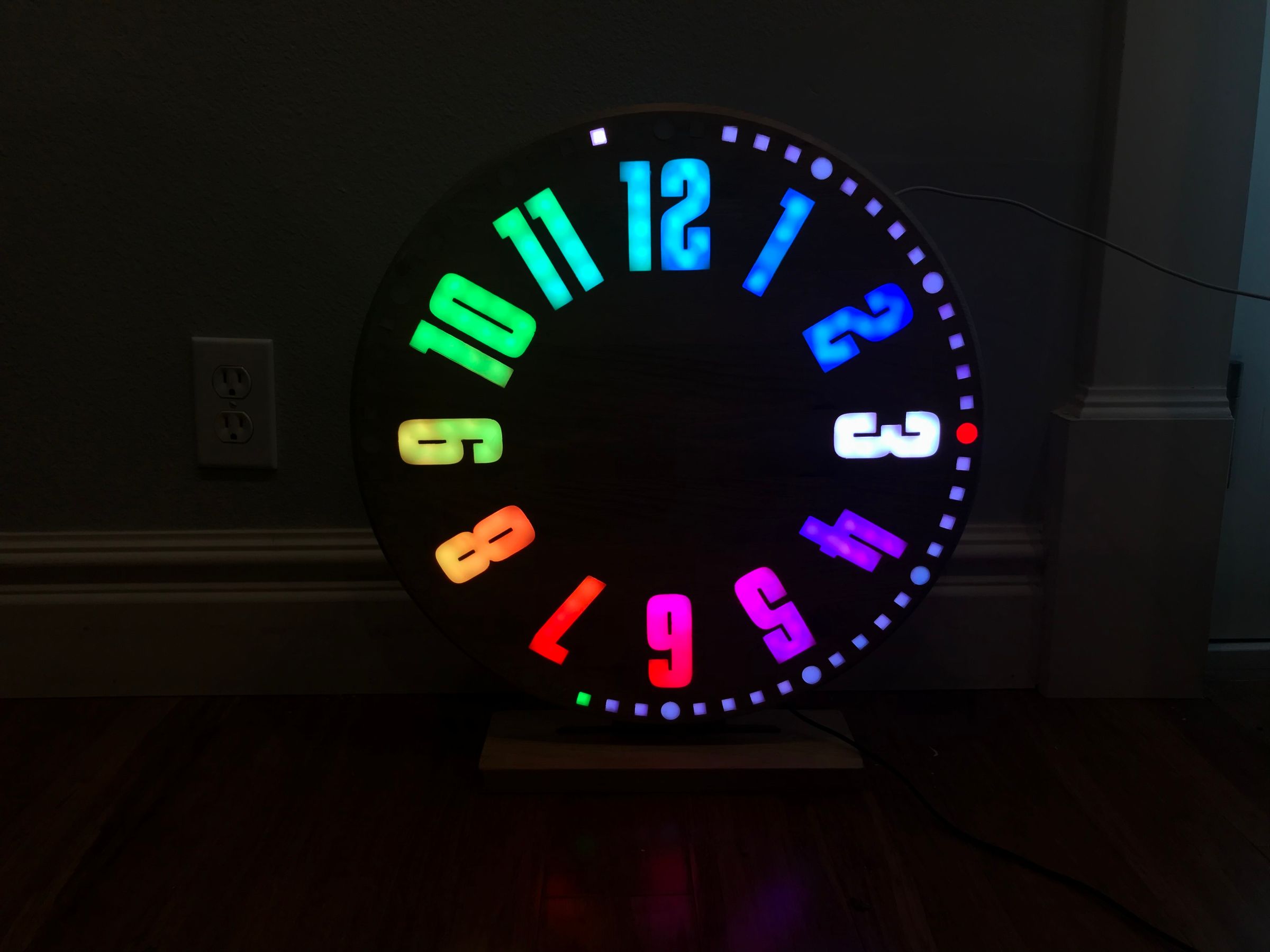 Web-Connected SMART LED Animation Clock With Web-based Control Panel ...