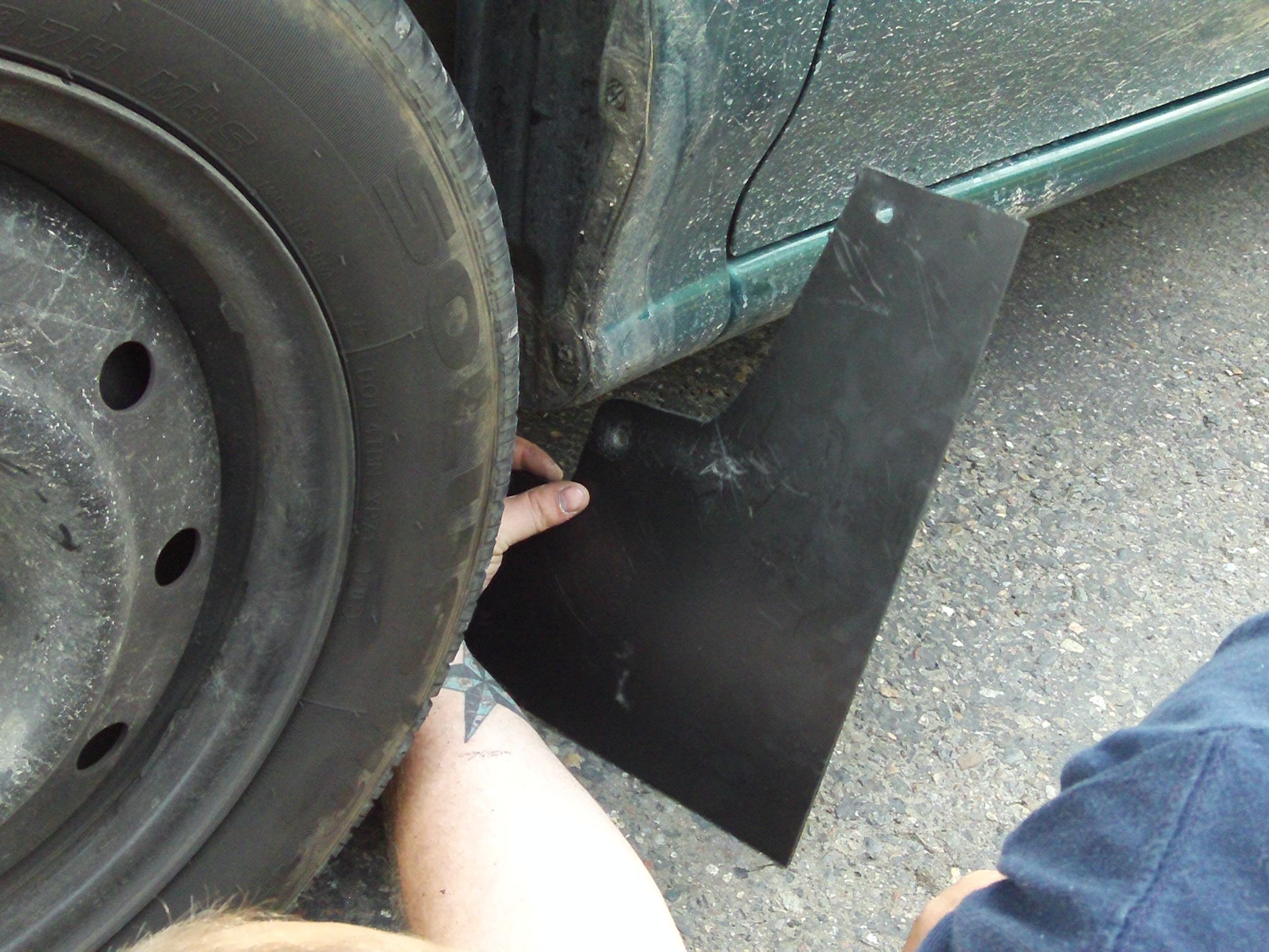 Rally Style Polyurethane Mud Flaps for $20 : 5 Steps (with Pictures ...