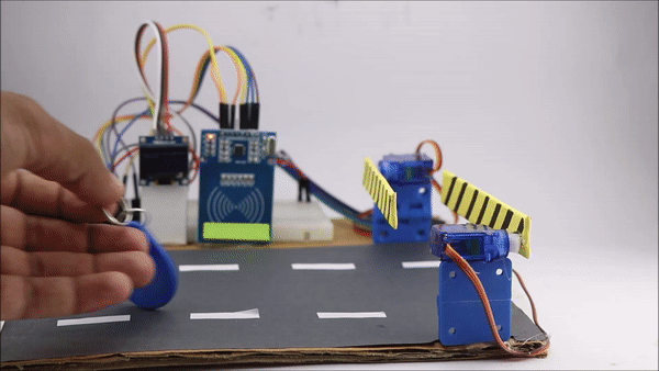 Make Arduino RFID Barrier System With OLED Display : 6 Steps (with ...