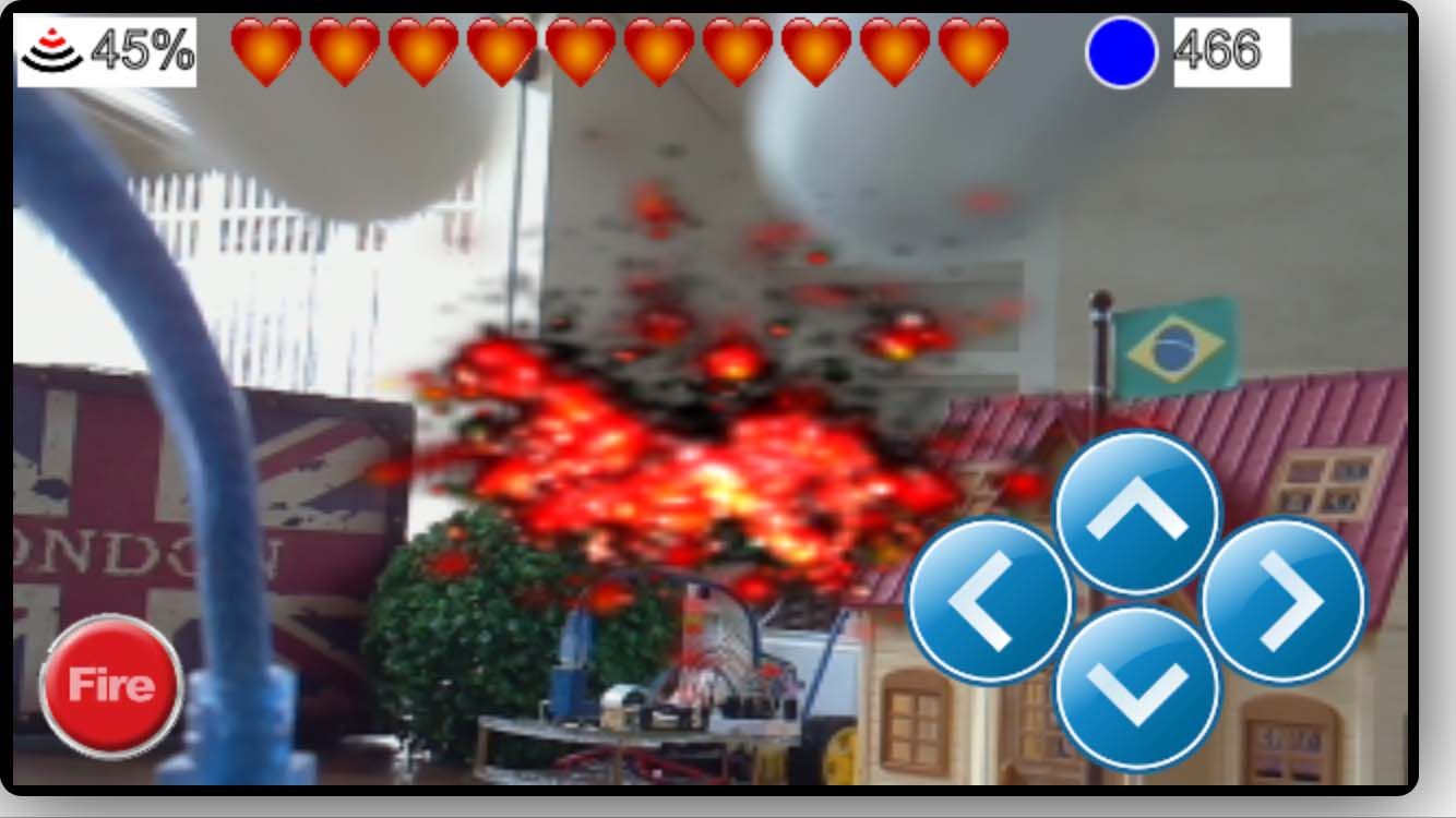 Augmented Reality in a Shooting Game With Real Robots : 9 Steps (with ...