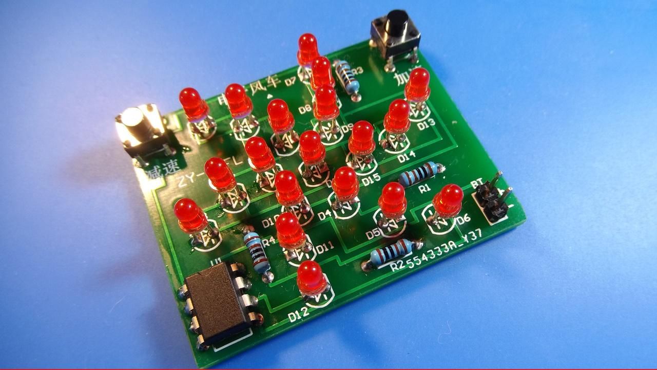 DIY Kit Windmill Shaped Red LED Flashing Light : 6 Steps (with Pictures ...