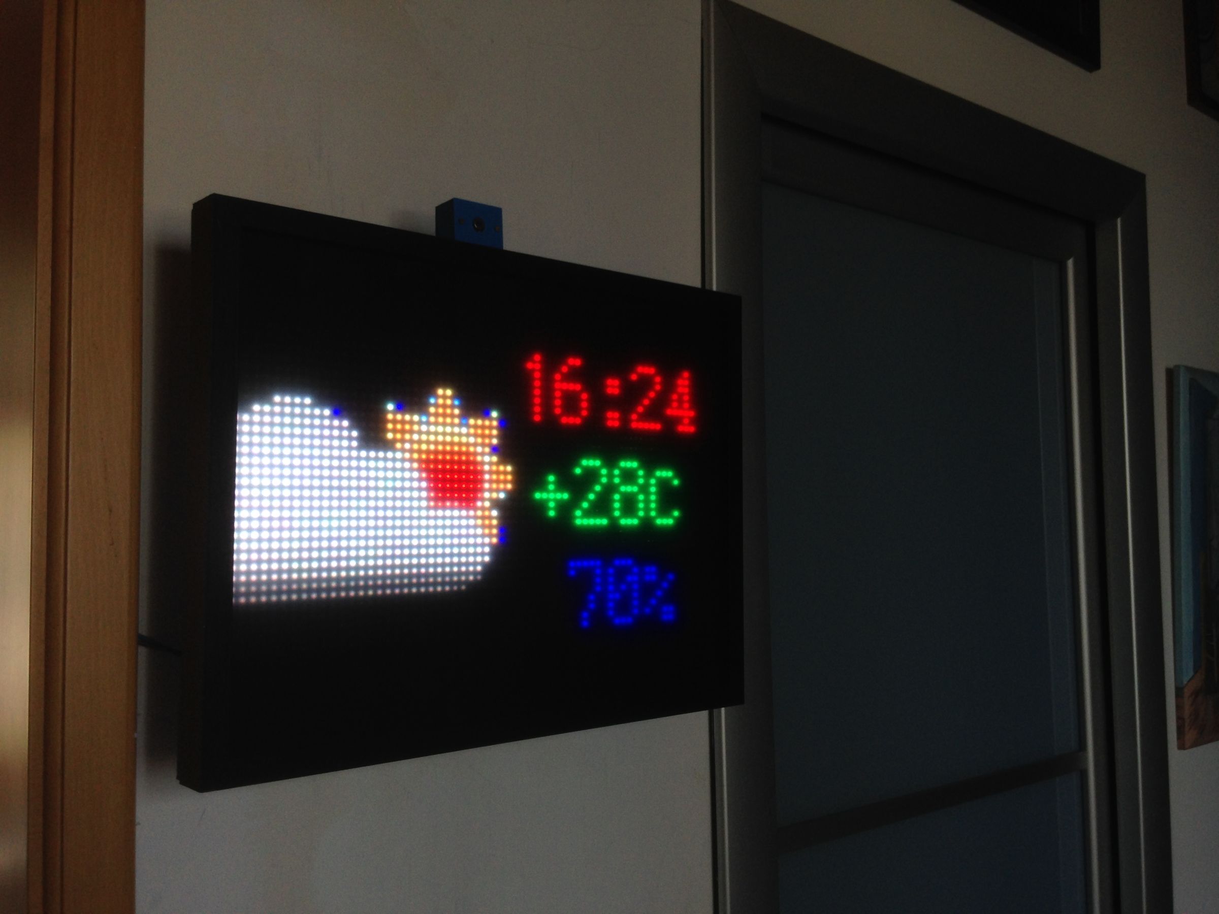 O-R-A RGB Led Matrix Wall Clock and More **updated Jul 2019** : 6 Steps ...