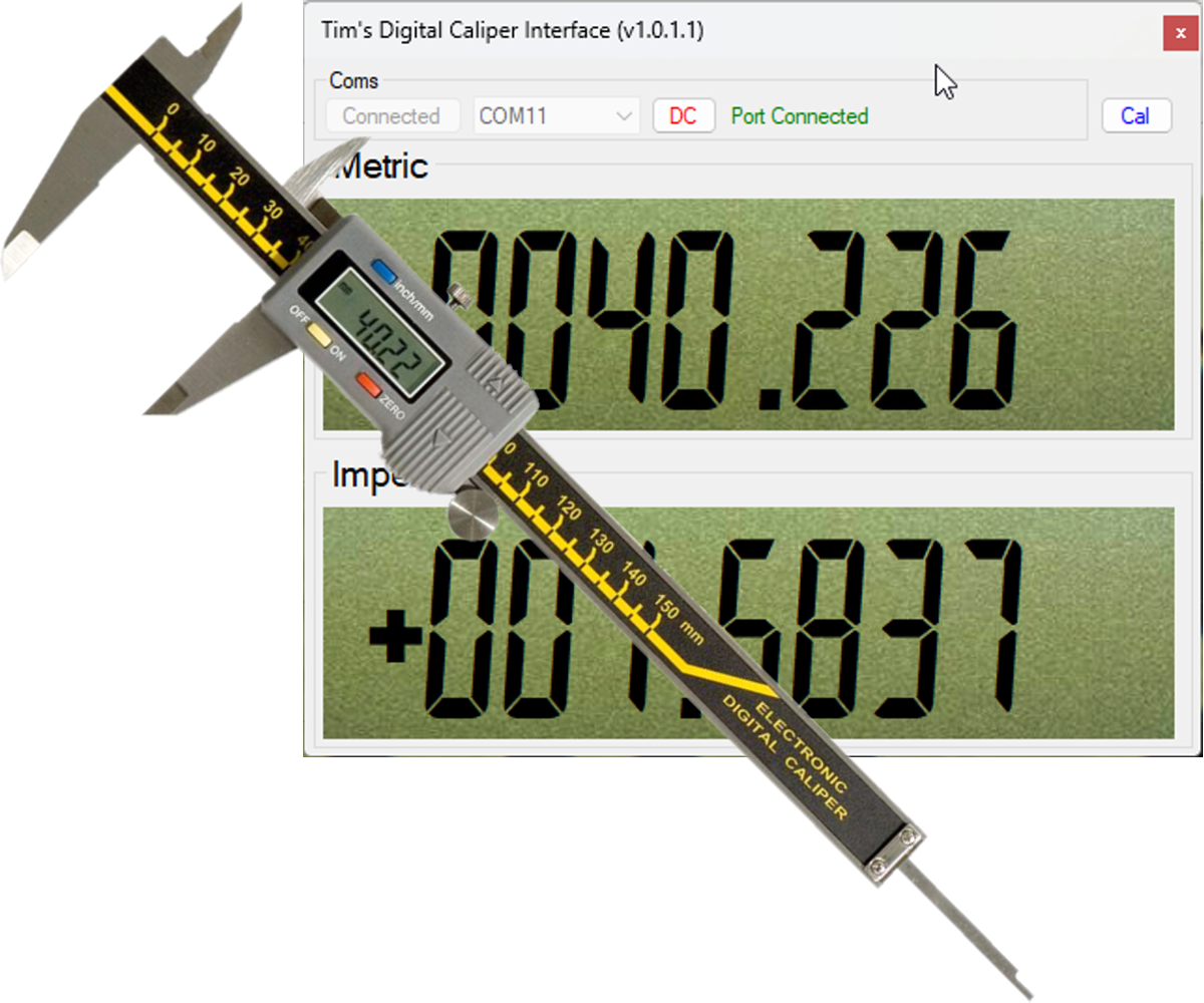 Tim's Digital Calliper Interface : 12 Steps (with Pictures) - Instructables