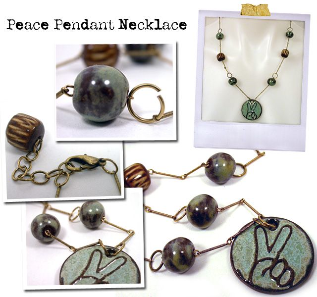 Peace Pendant Necklace : 5 Steps (with Pictures) - Instructables