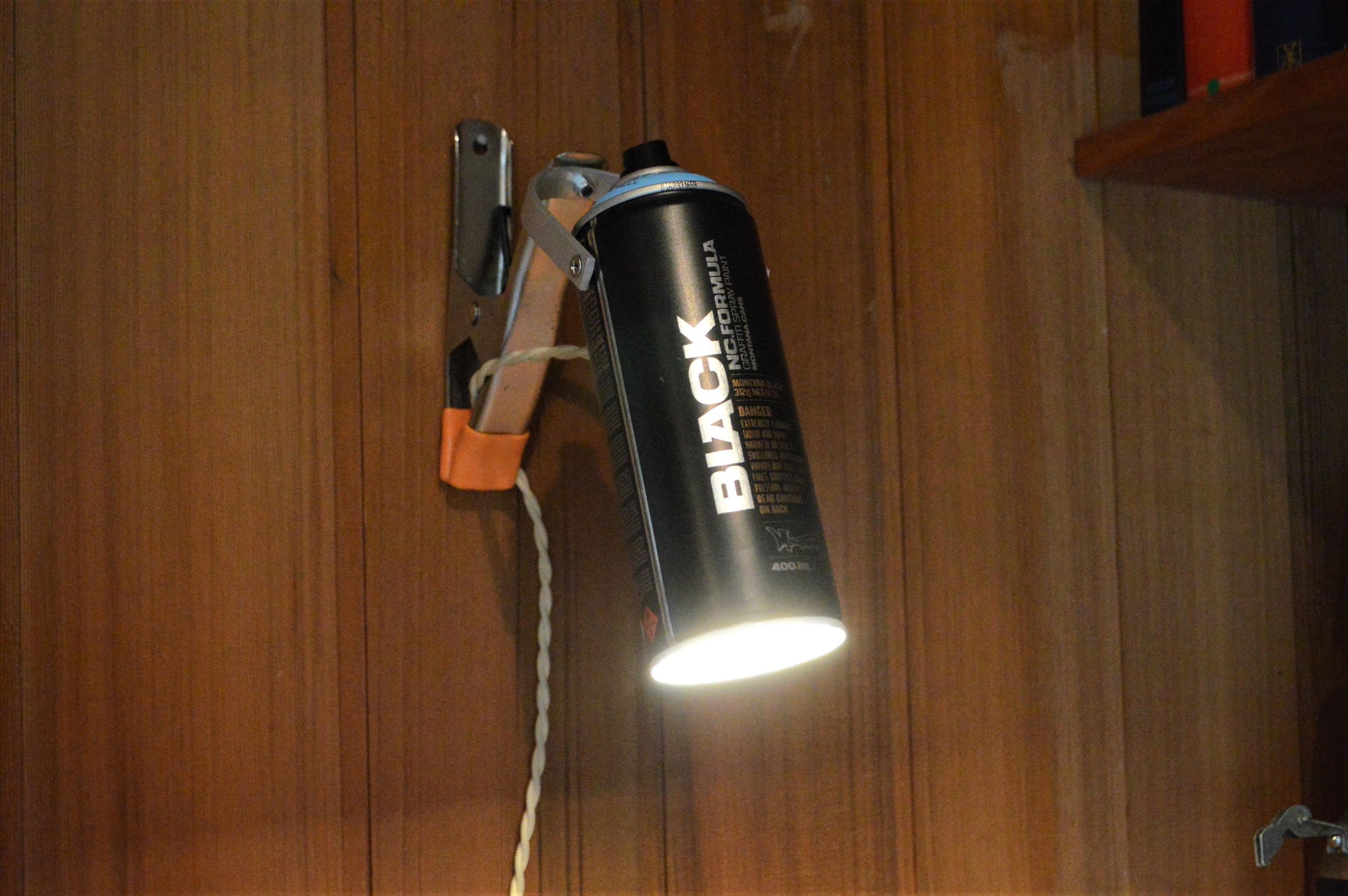 Lamp Made From a Paint Spray Can : 8 Steps (with Pictures) - Instructables