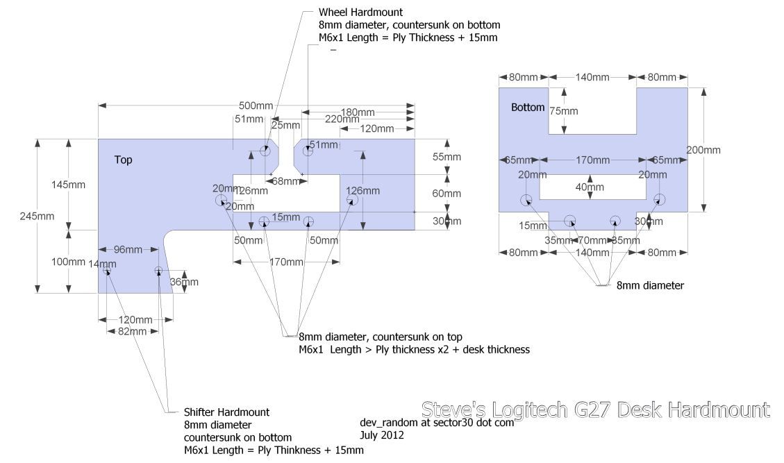 PC Steering Wheel Desk Mount : 5 Steps - Instructables