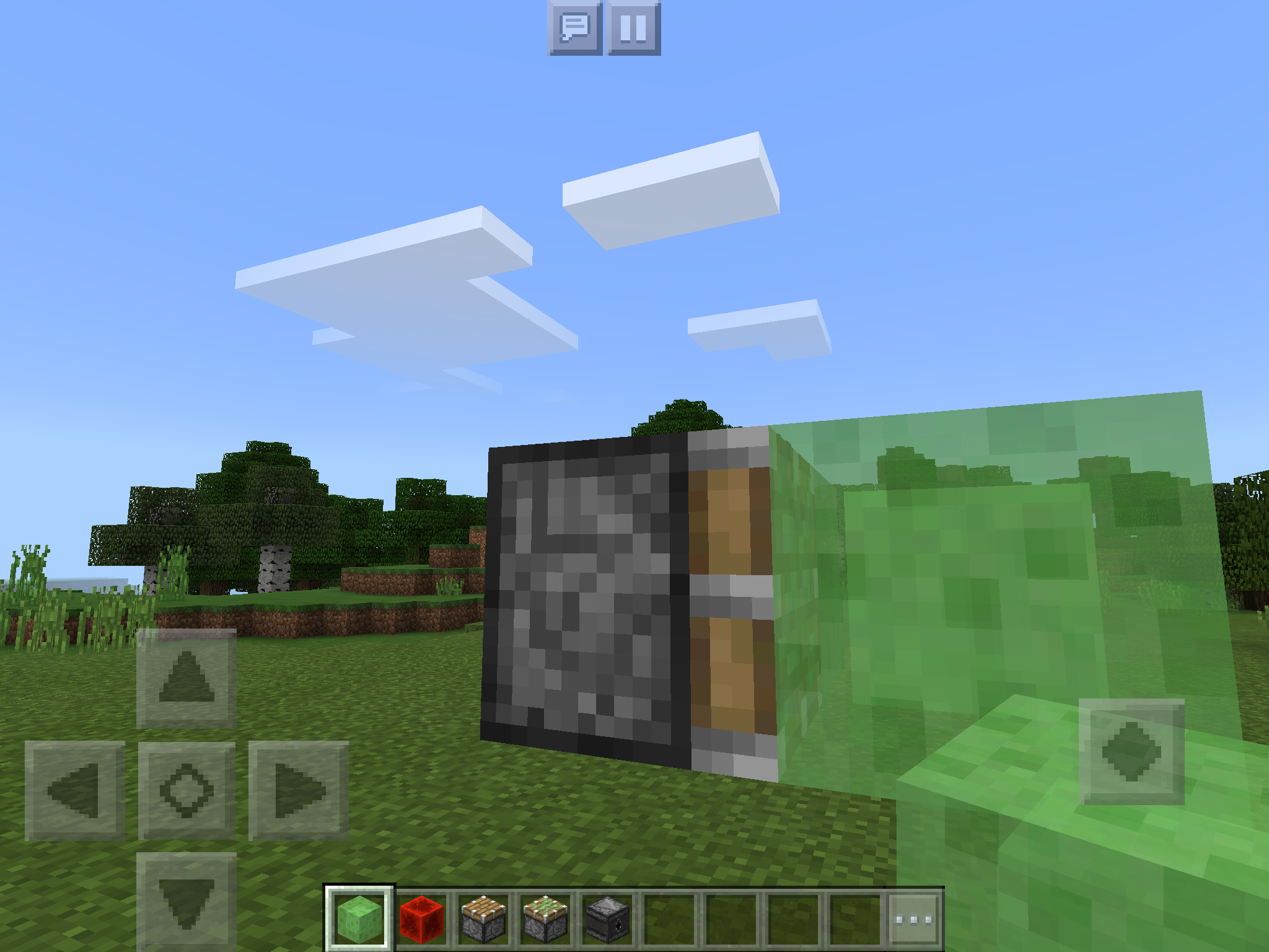 Minecraft PE Flying Machine : 4 Steps - Instructables