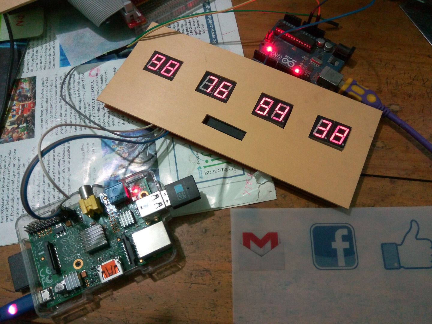 Raspberry Pi Desk Notifier : 18 Steps (with Pictures) - Instructables