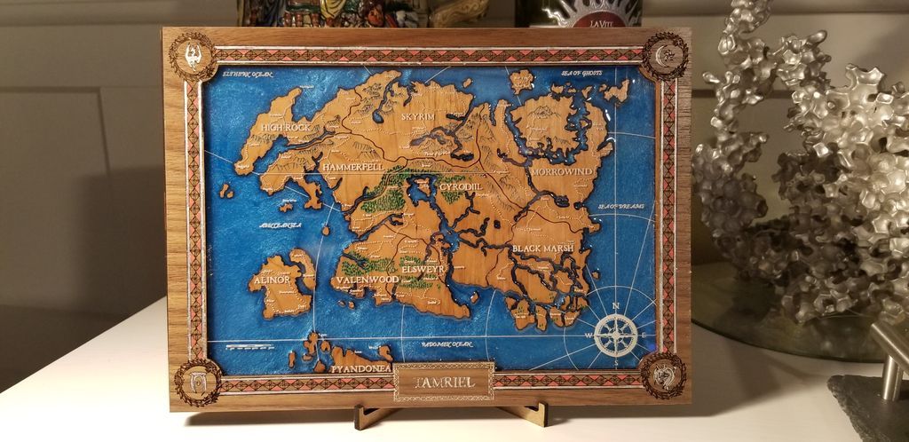 Epoxy Resin Maps – When Geeks Craft