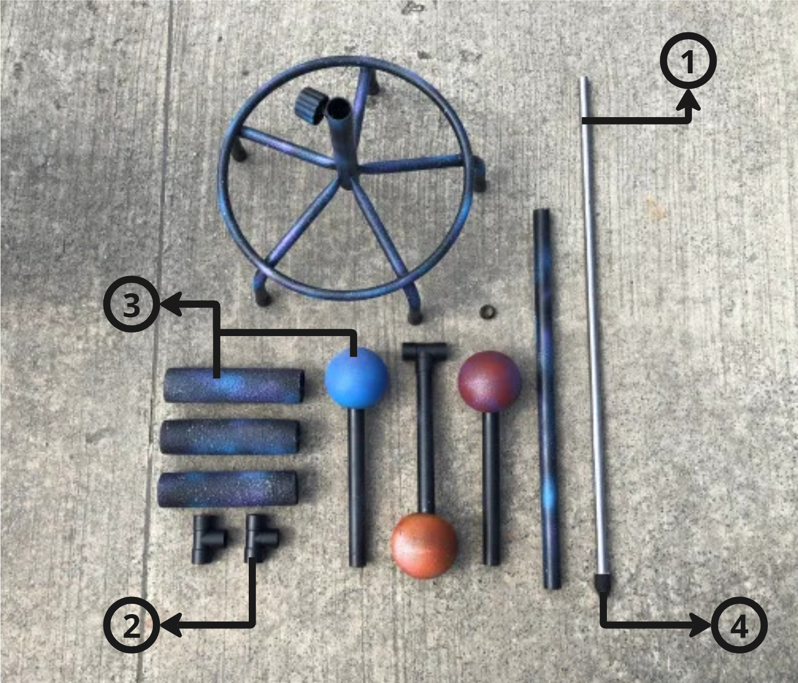 D4E1 Woesh Juggling System : 9 Steps (with Pictures) - Instructables