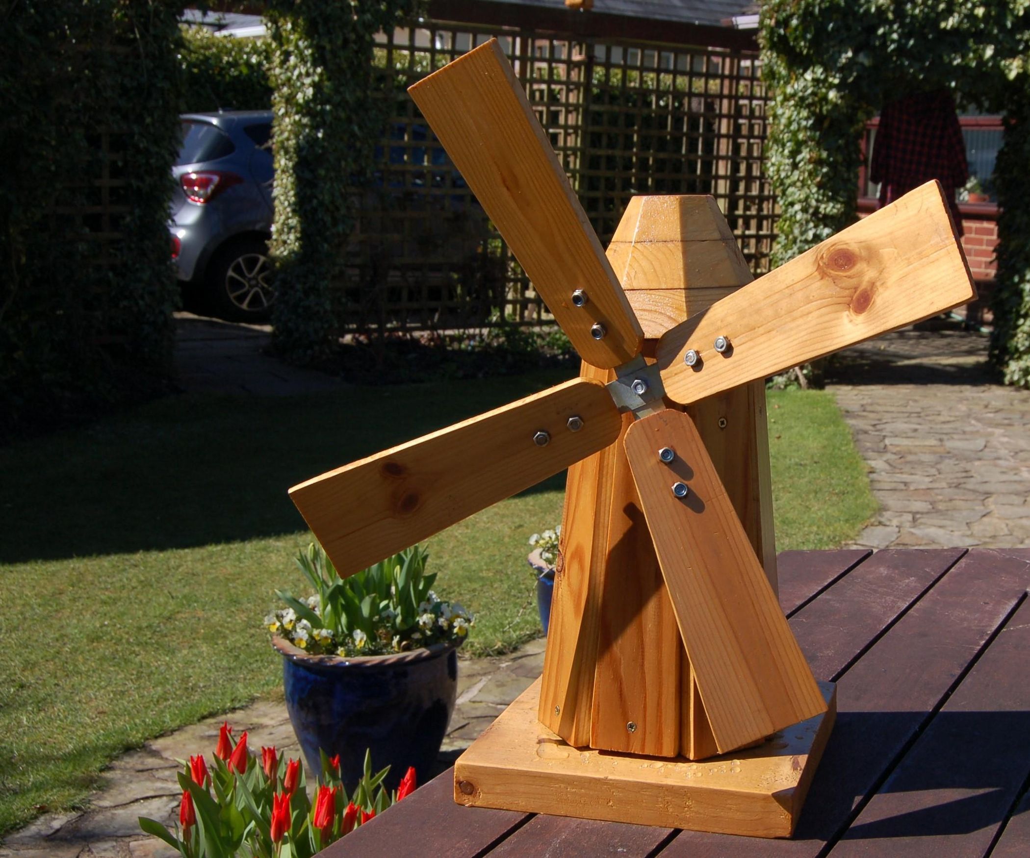 DIY Timber Model Garden Windmill : 18 Steps (with Pictures) - Instructables