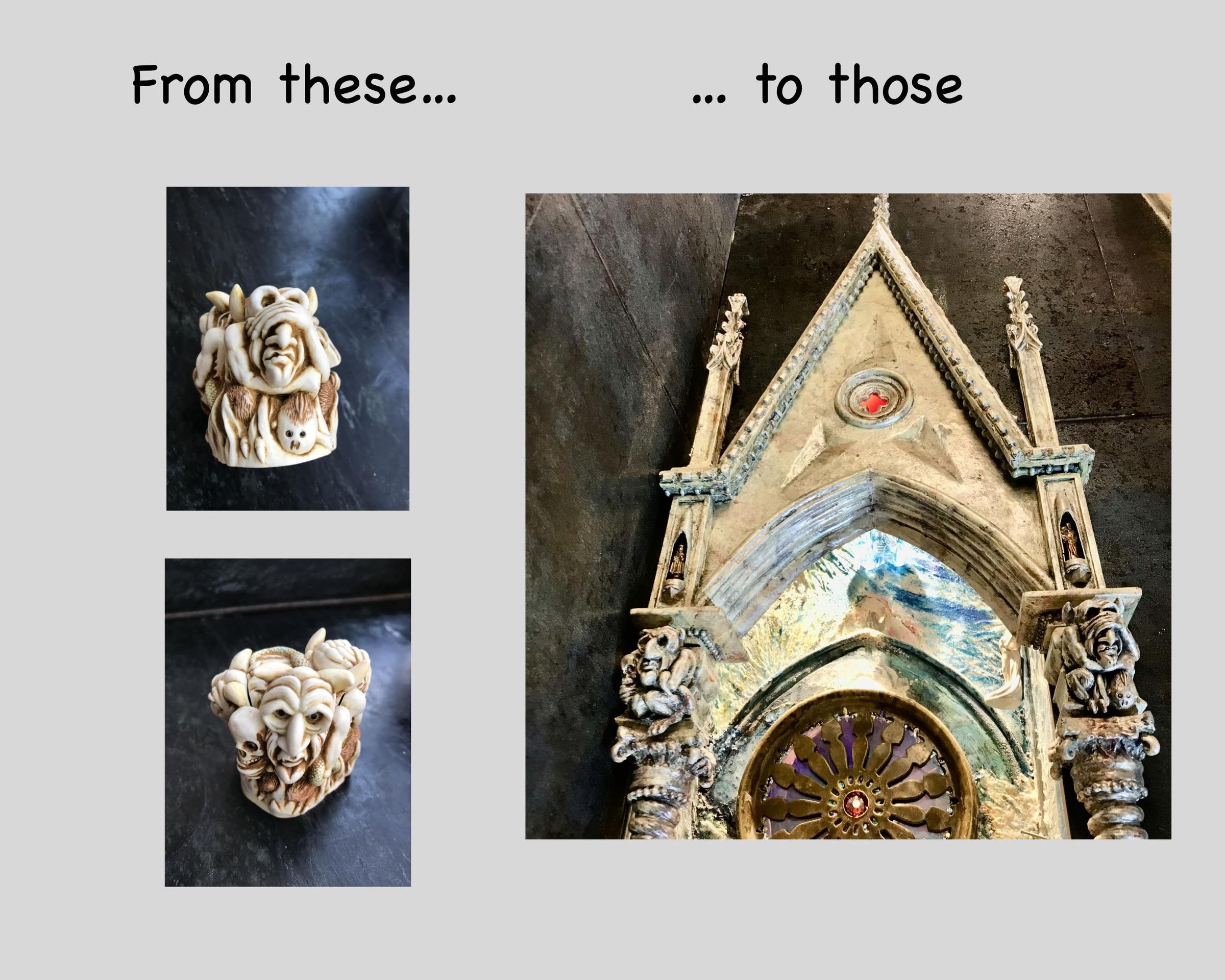 How to Build a Faux Gothic Temple in a Small Space Using PVC Pipes ...