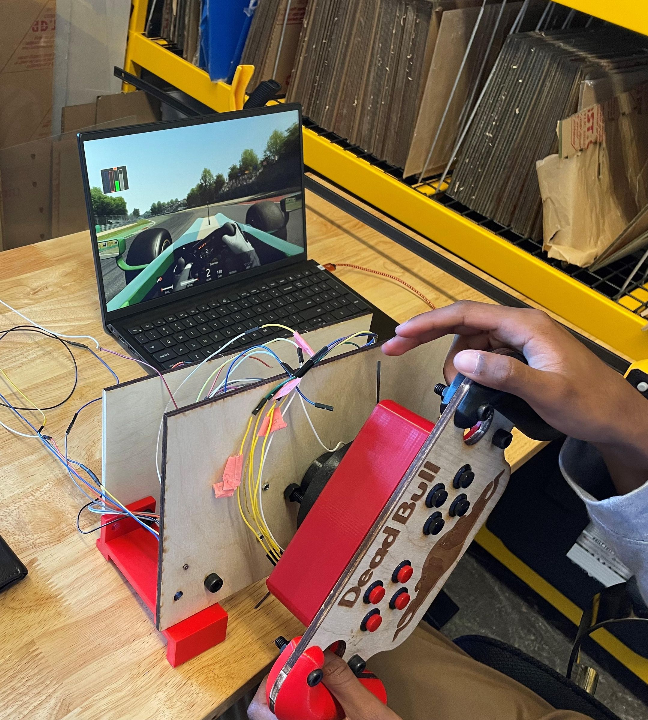 3D Printed DIY Video Game Racing Set Up : 6 Steps (with Pictures ...