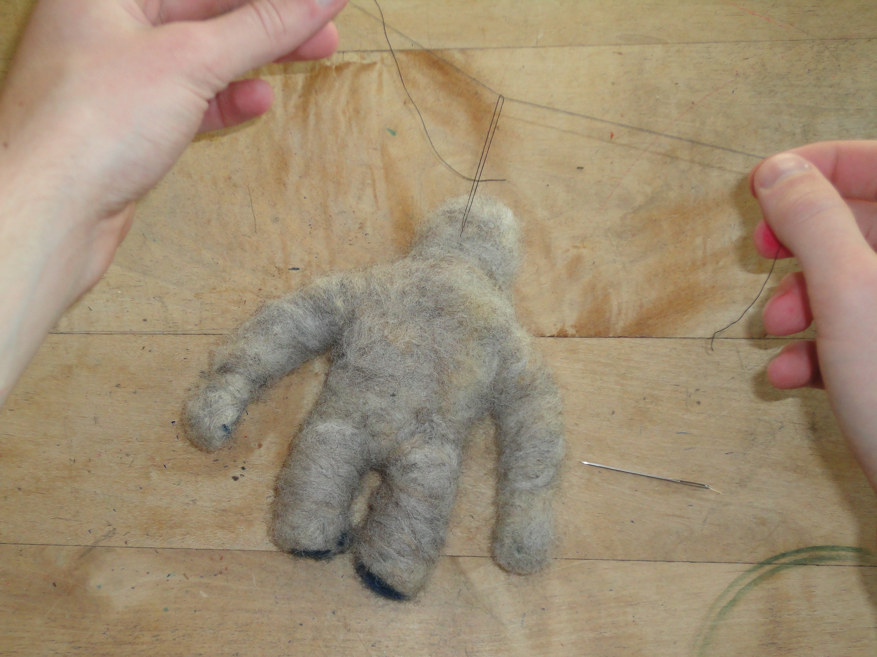Needlefelting a Pocket Yeti / Ickabog : 7 Steps (with Pictures ...