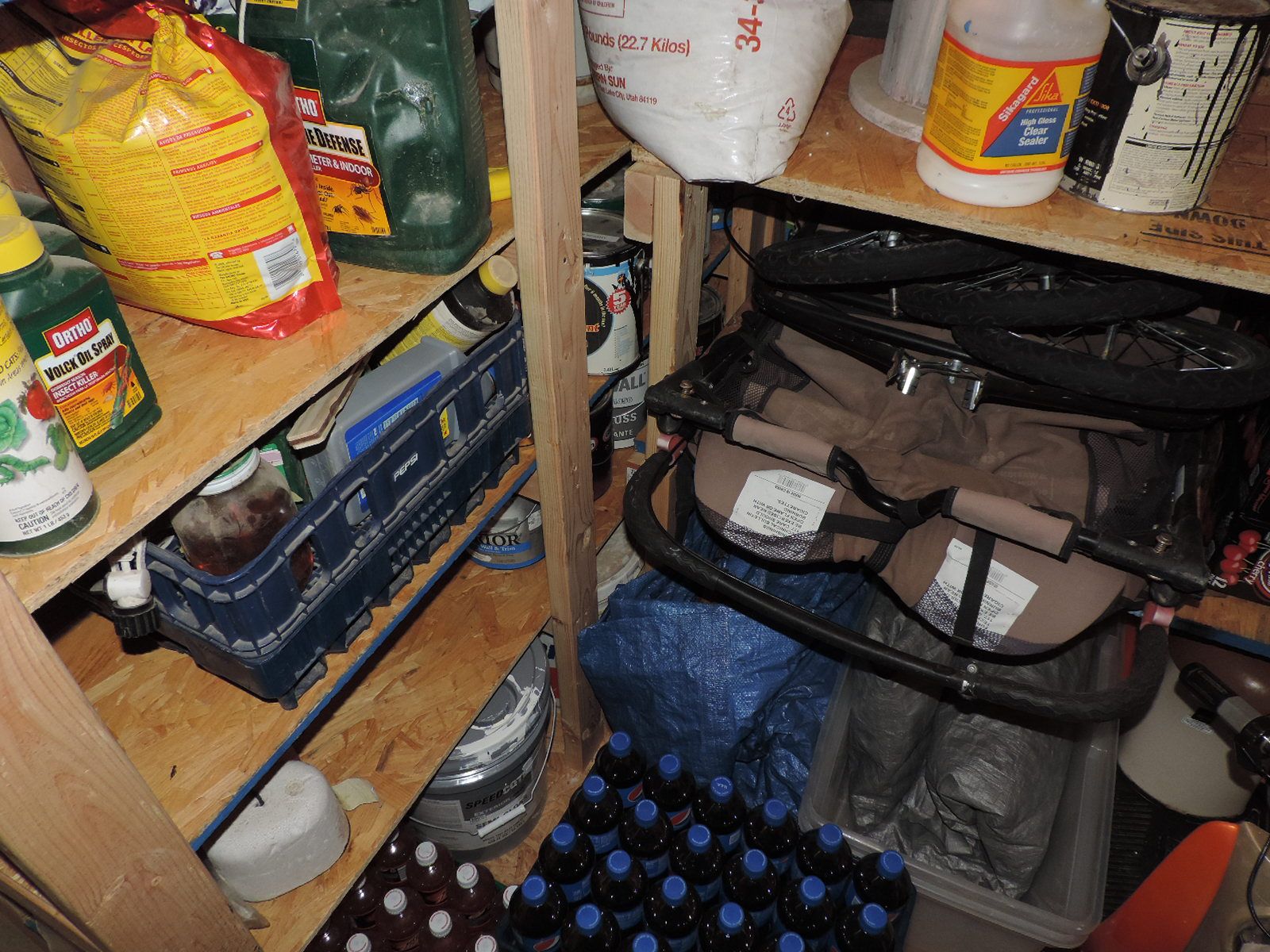 Small Wasted Space Idea Above Basement Stairs in Garage : 6 Steps ...