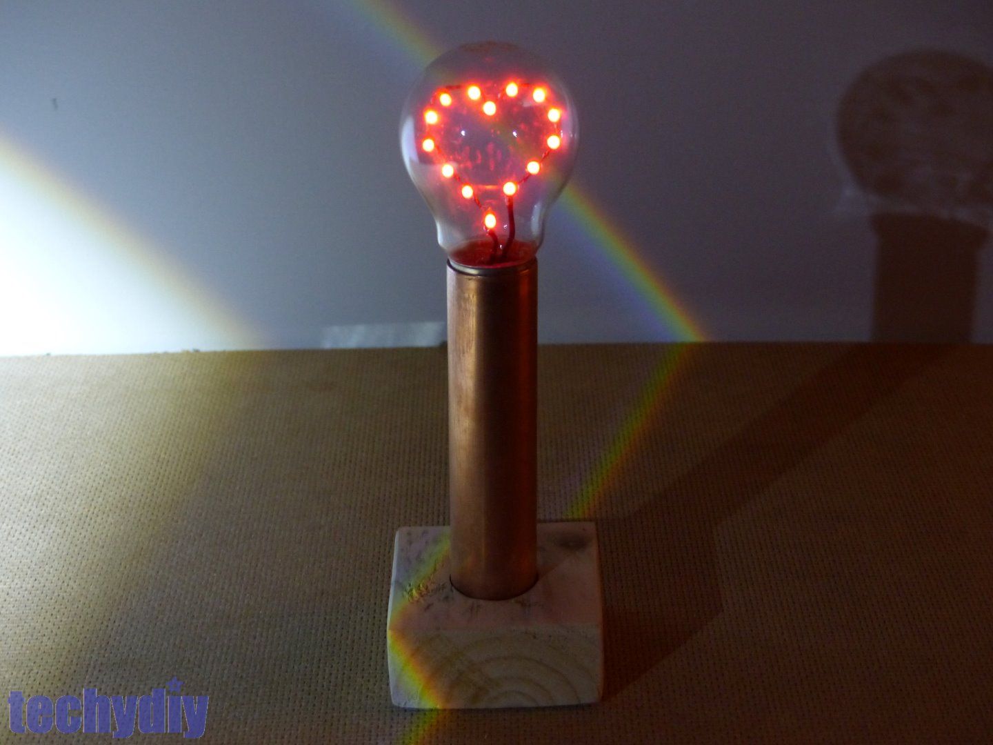 LED Heart Light Bulb Lamp for Valentine's Day : 14 Steps (with Pictures ...