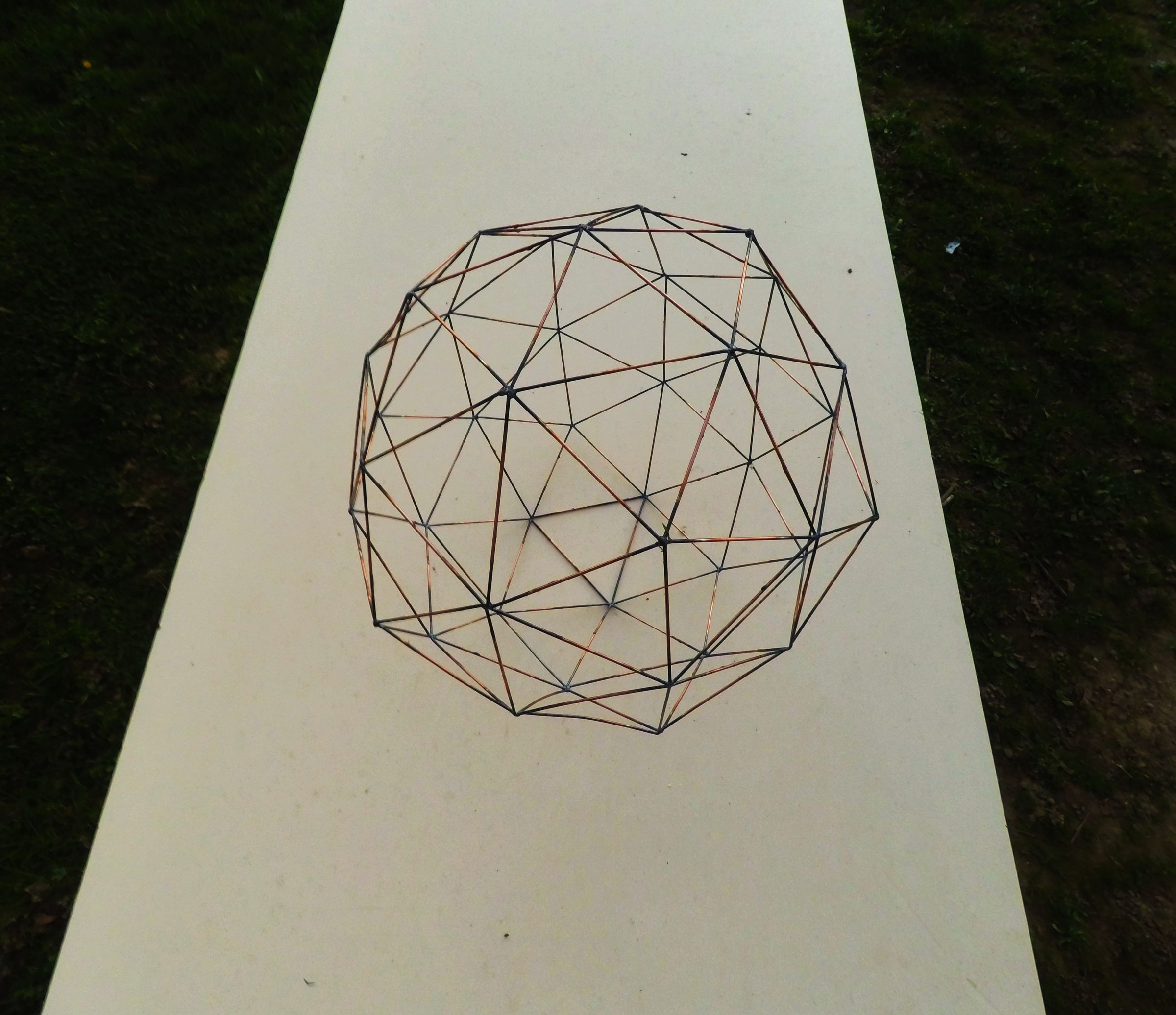Making a Fully Welded Geodesic Sphere : 5 Steps (with Pictures ...