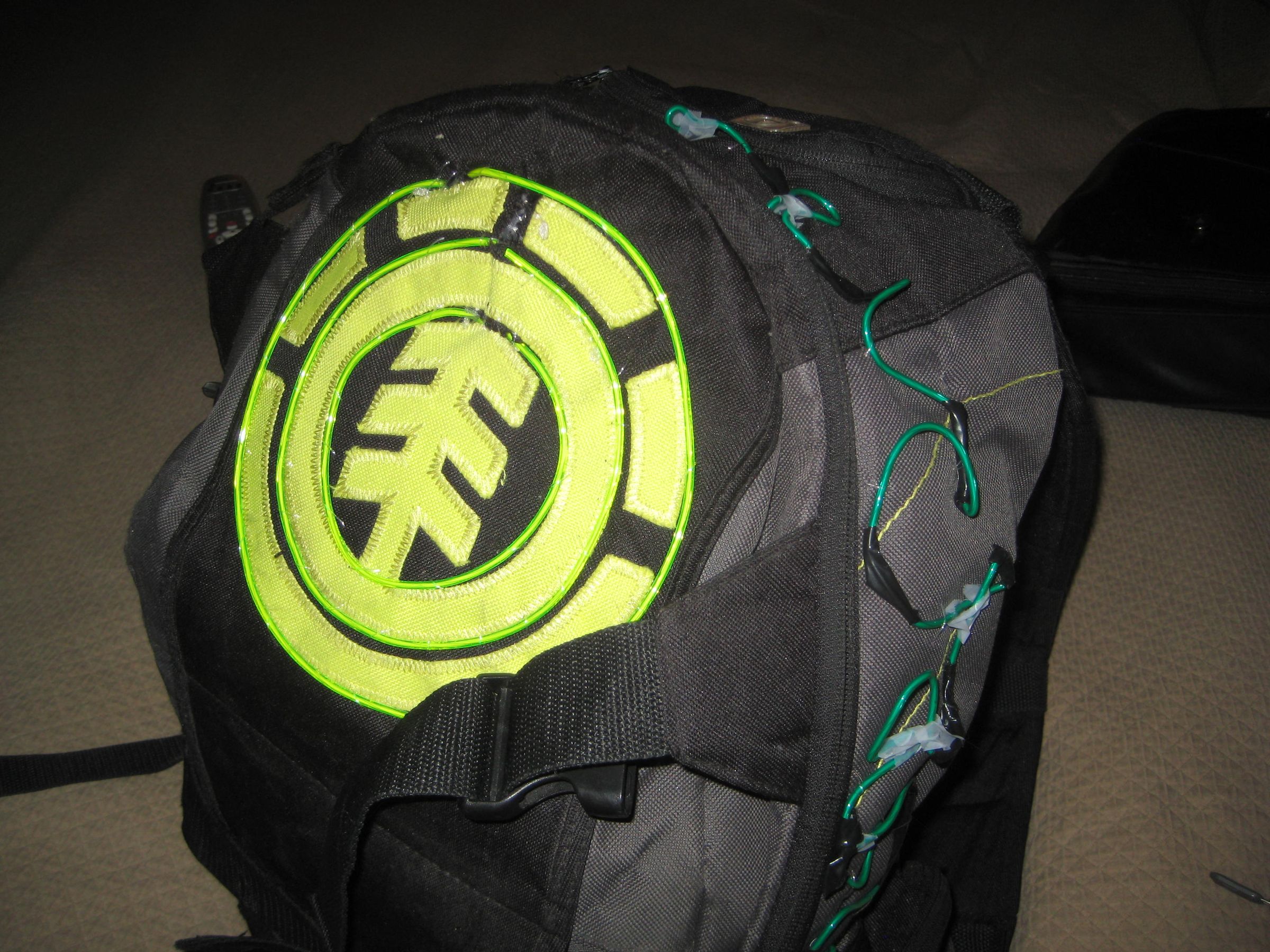 El Wire Backpack! : 4 Steps (with Pictures) - Instructables