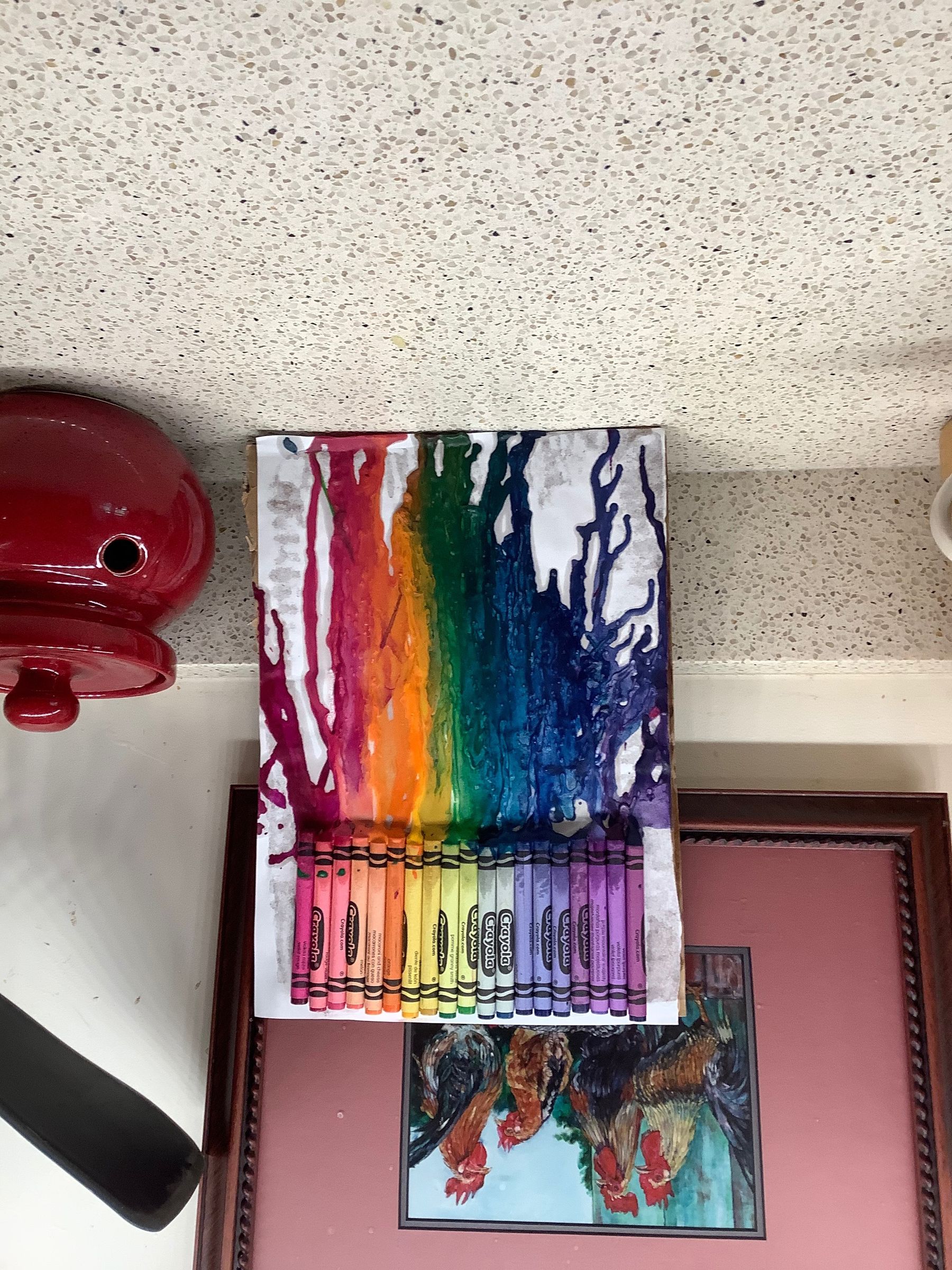 Melted Rainbow Crayon Art : 5 Steps - Instructables