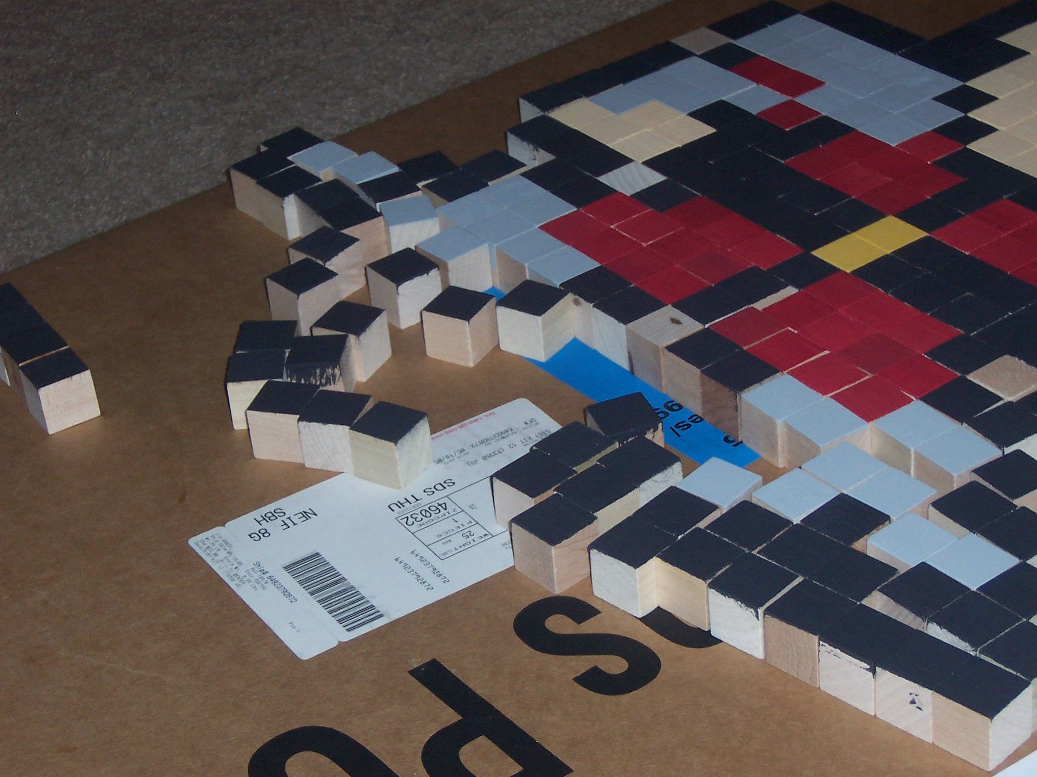 3D 8-Bit M. Bison Sprite Sculpture : 7 Steps - Instructables