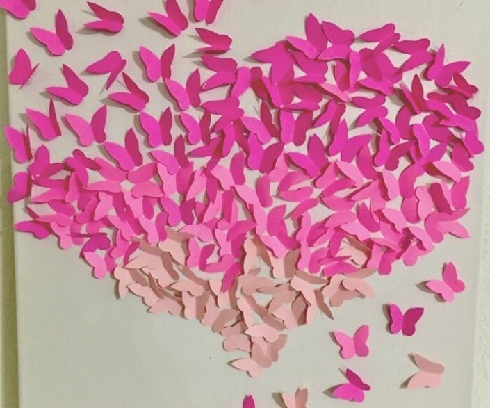 Paper Butterfly Heart : 3 Steps (with Pictures) - Instructables