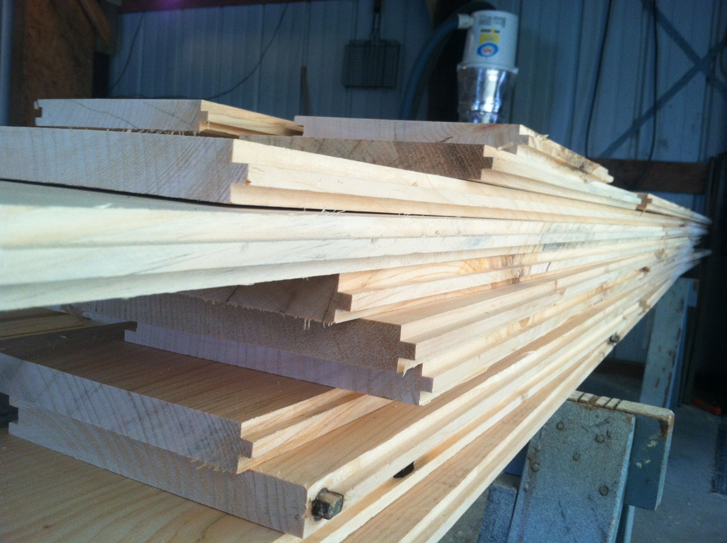 Wide Plank Floor DIY: Rough Cut to Tongue and Groove : 10 Steps (with ...