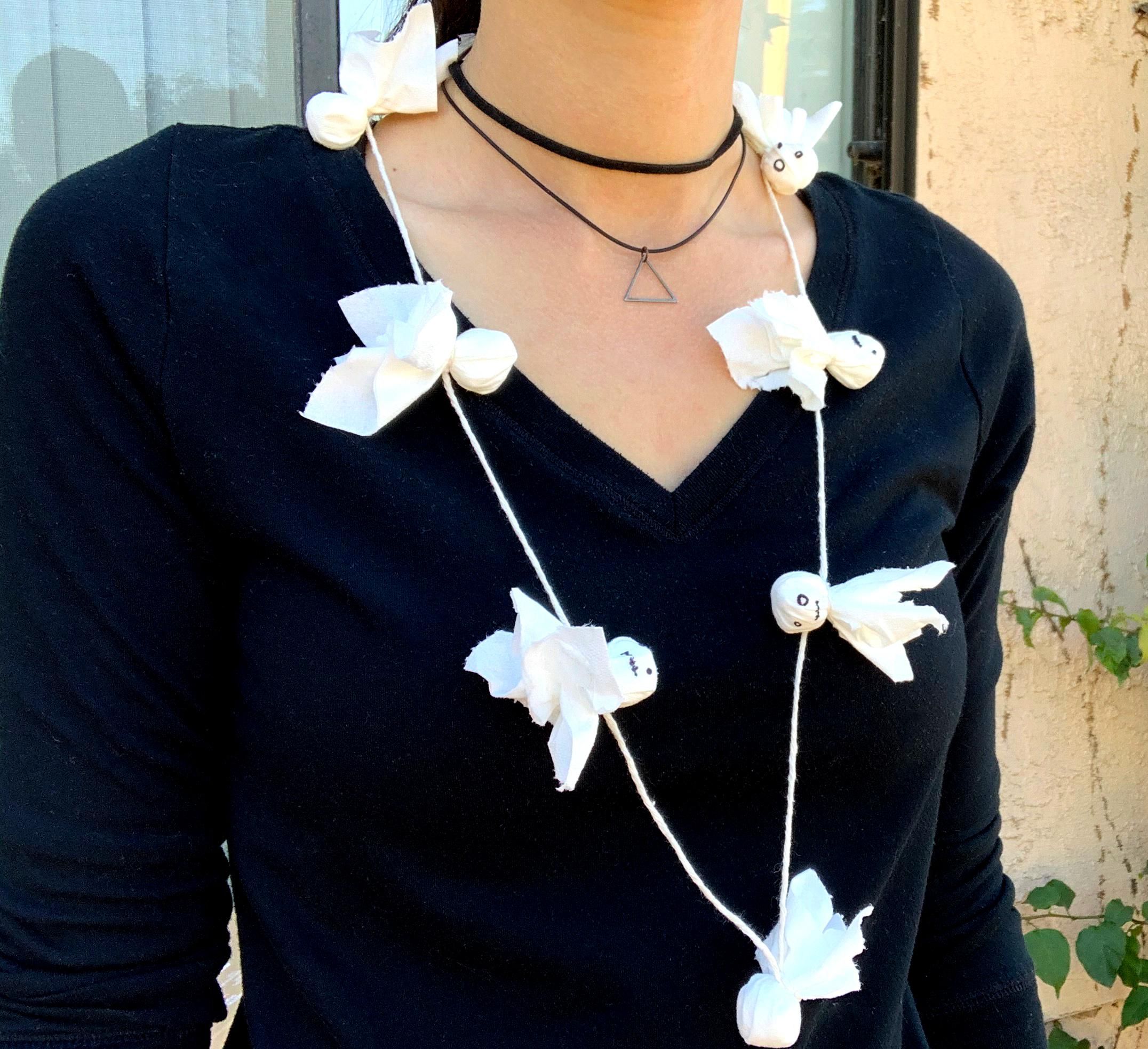 Simple Flying Toilet Paper Ghost Decoration : 5 Steps (with Pictures ...