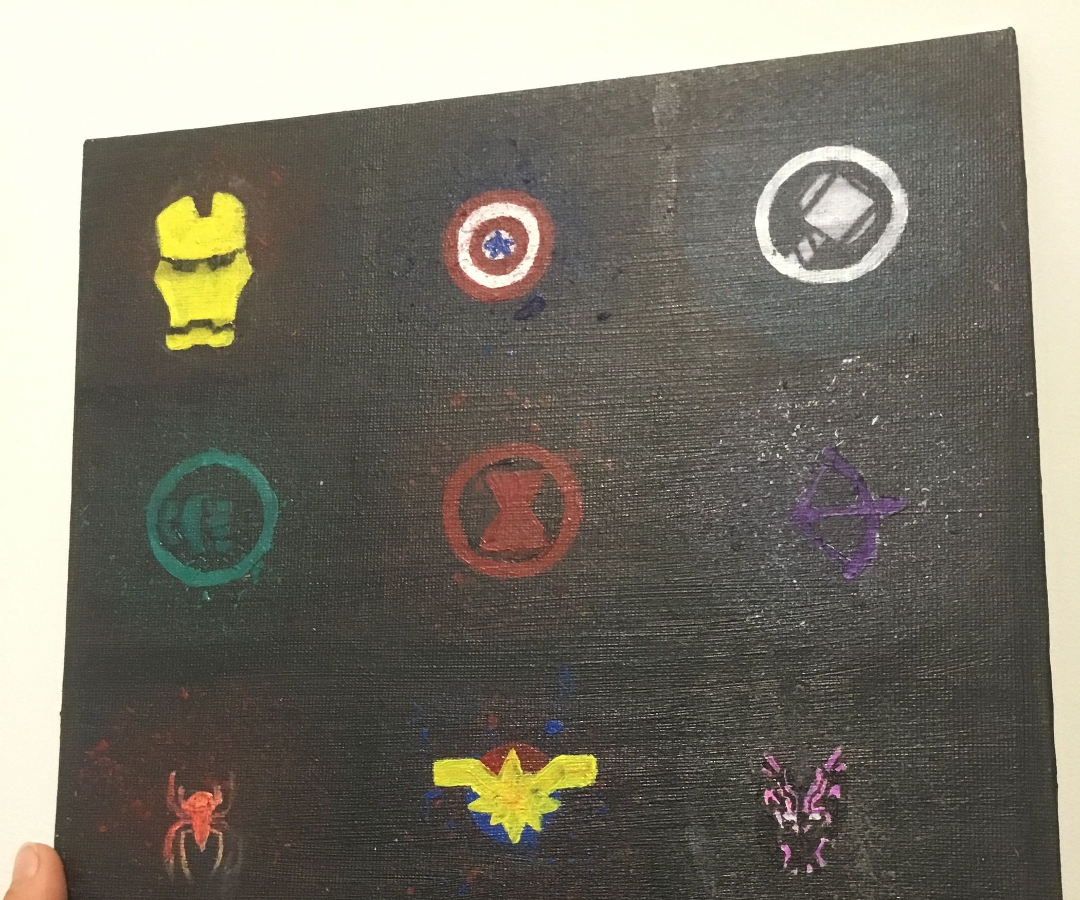 Avengers Splatter Paint Symbols : 3 Steps - Instructables