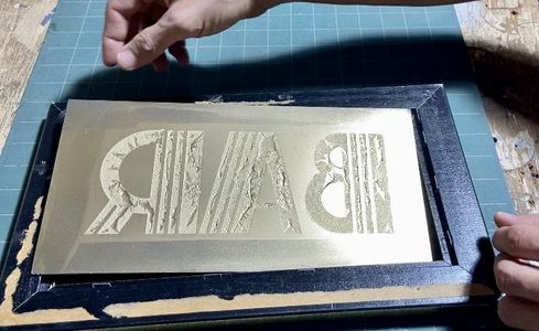 Using a Cricut Vinyl Mask to Help Glue Chipping : 6 Steps (with ...