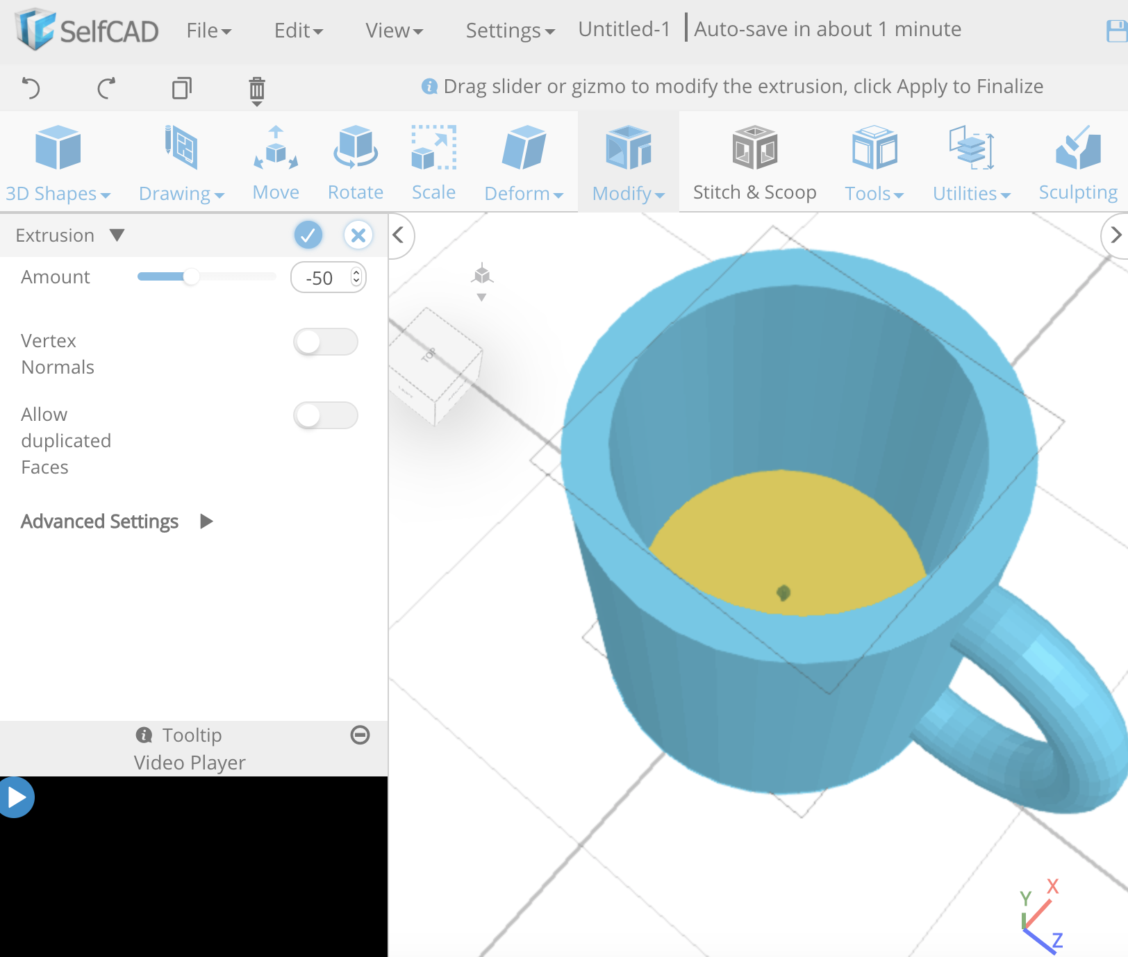 Make a Mug in SelfCAD : 5 Steps - Instructables