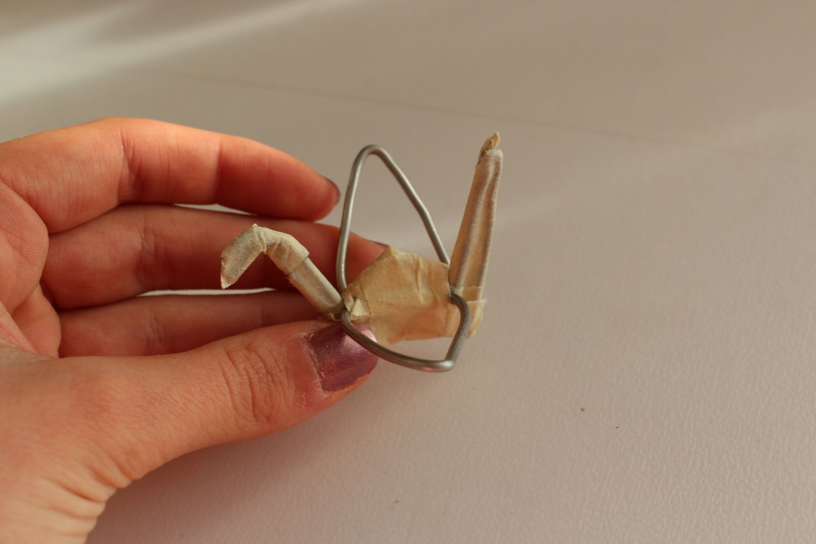 Wire "origami" Crane Pendant : 27 Steps (with Pictures) - Instructables