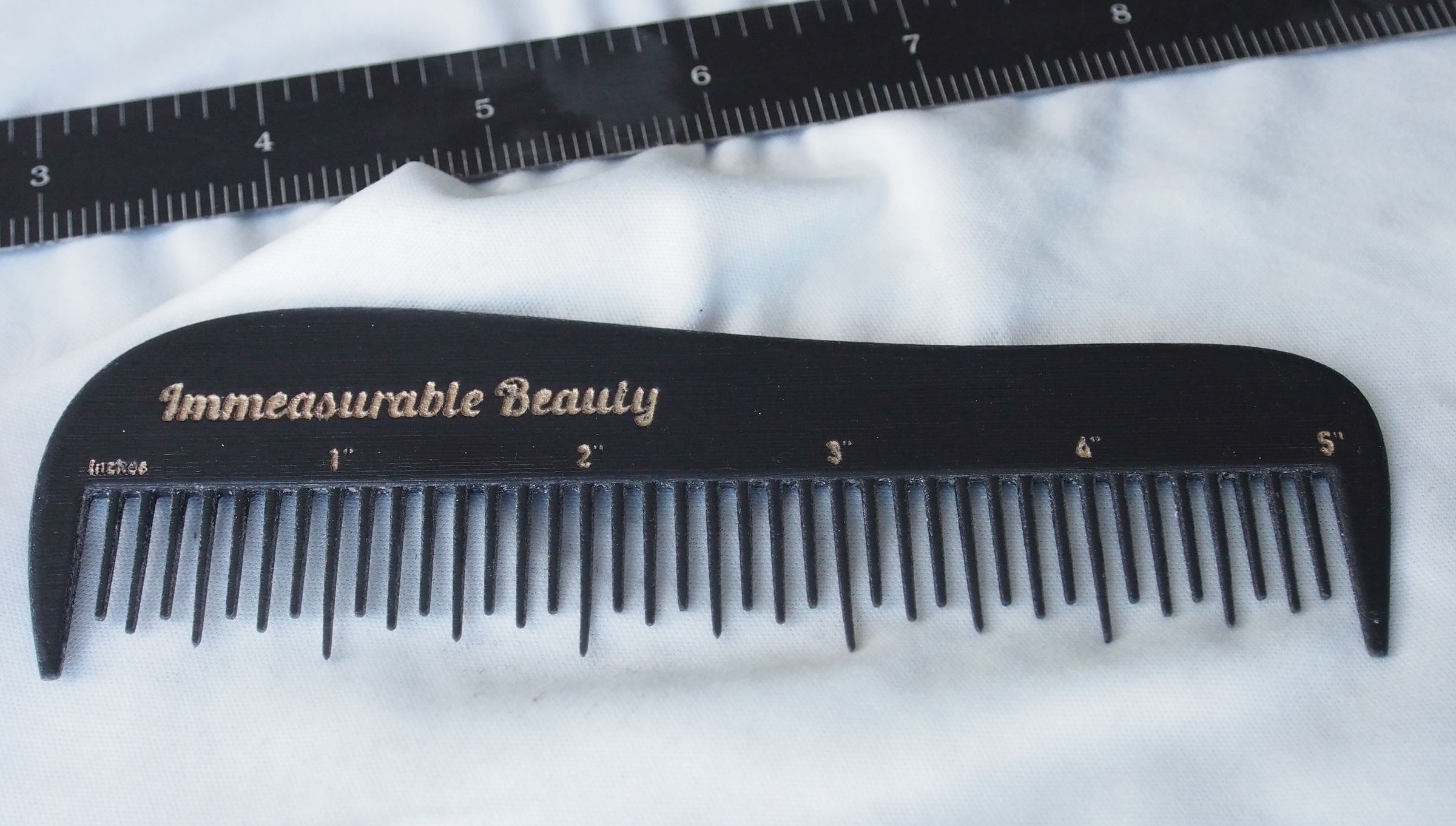 Immeasurable Beauty - a Comb That Is Also a Ruler : 6 Steps (with ...