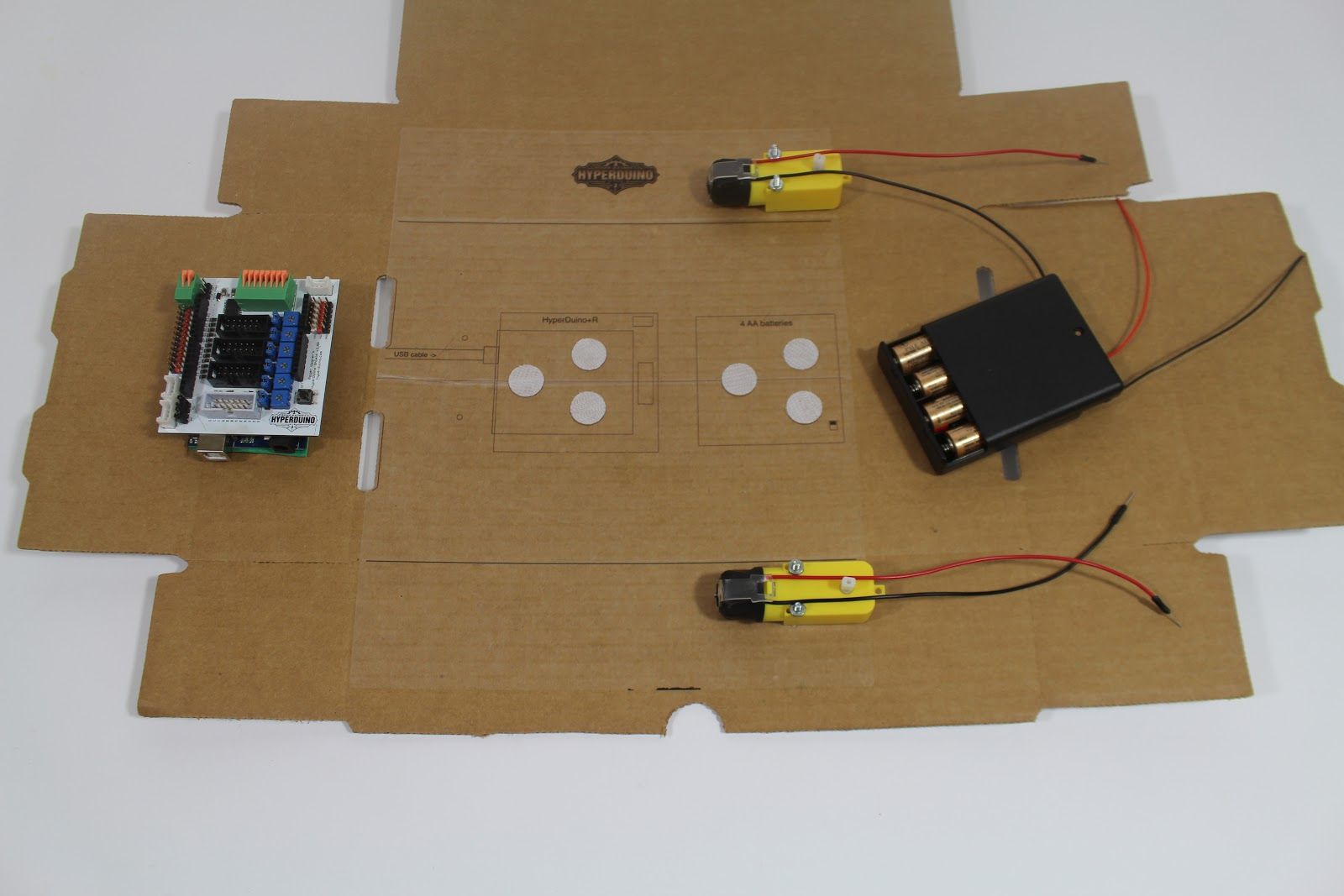 Your Own Smart Car & Beyond HyperDuino+R V3.5R With Funduino/Arduino : 4 Steps - Instructables