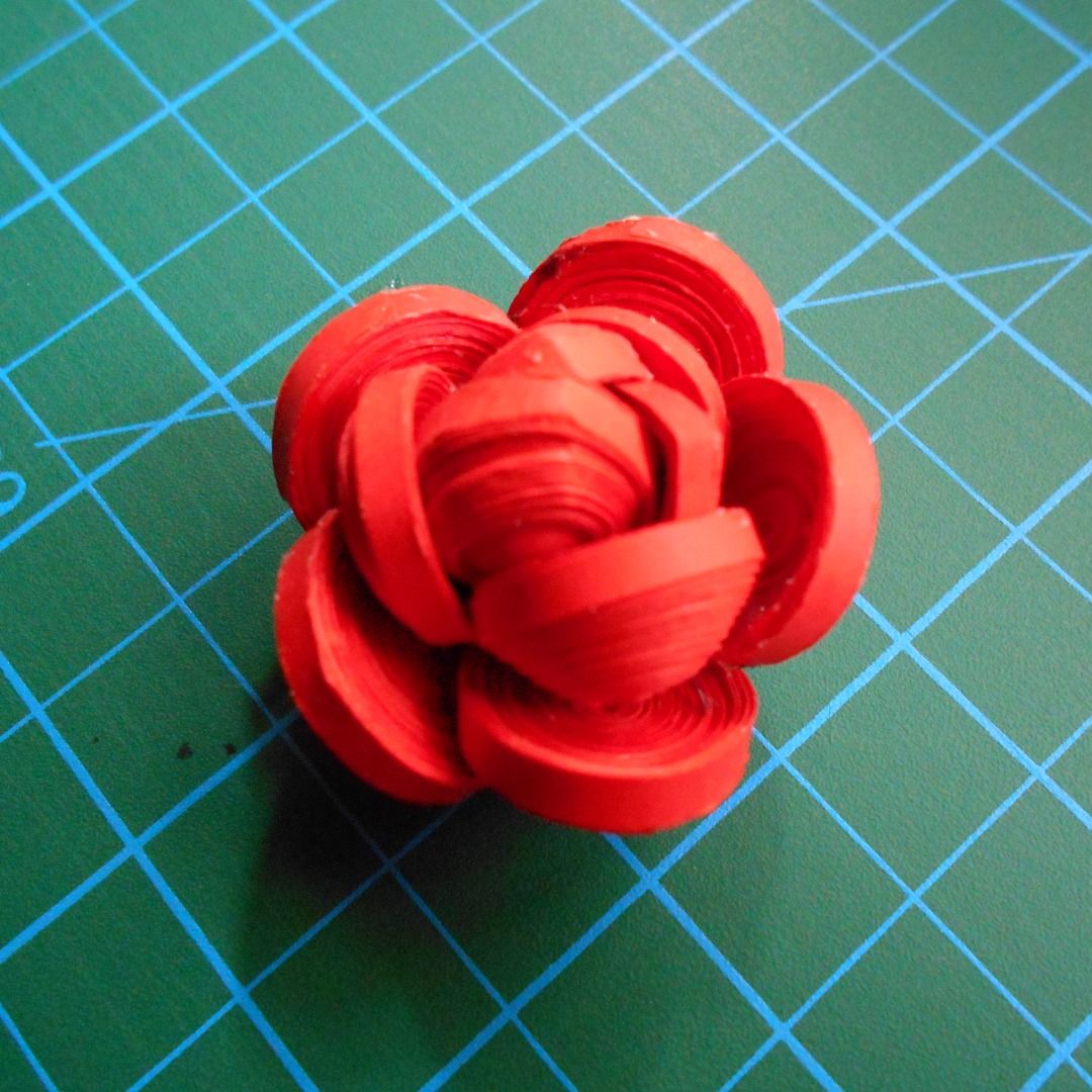 3D Quilled Rose by Handmade Tools. : 5 Steps (with Pictures ...