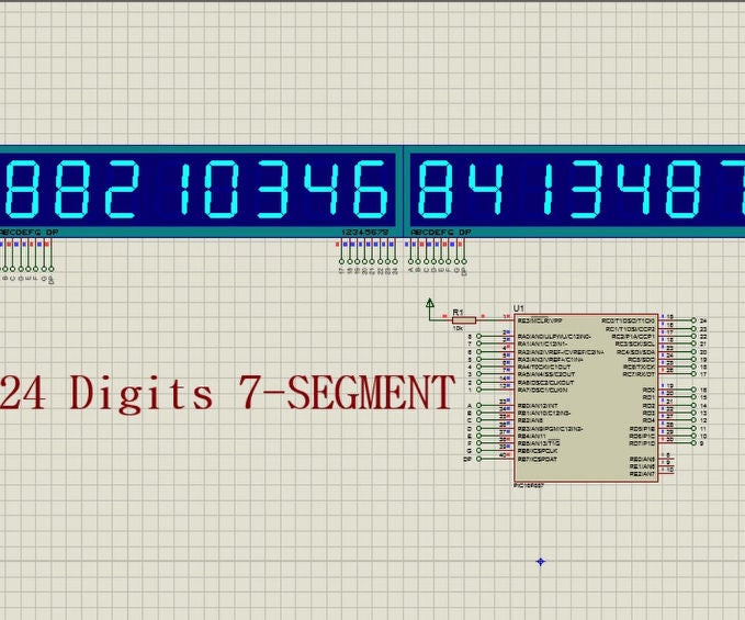 24 Digit 7-Segment Simulation+Coding : 3 Steps - Instructables