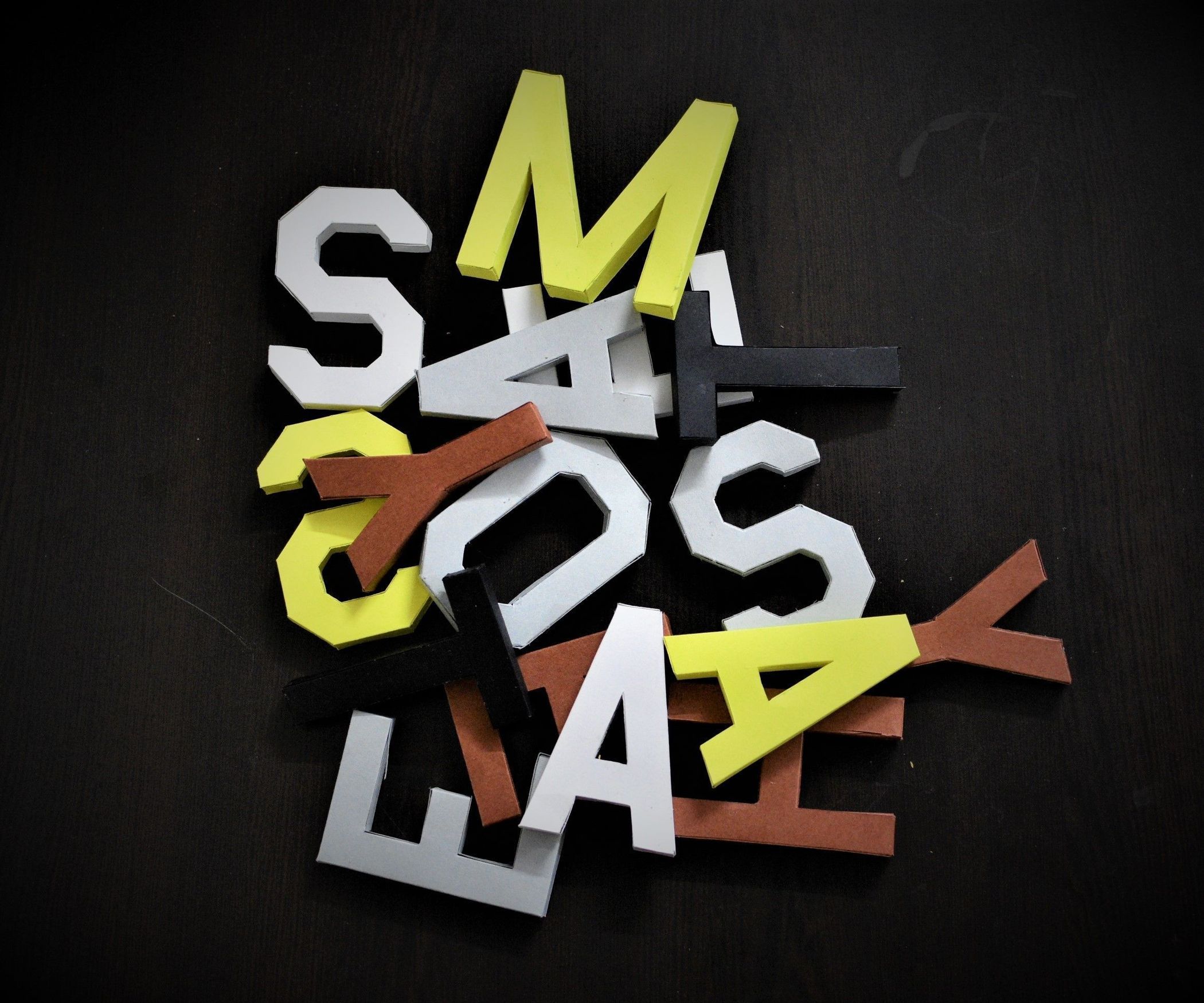 3d Papercut Alphabets Fully Customisable by Using Free Software : 5 Steps - Instructables
