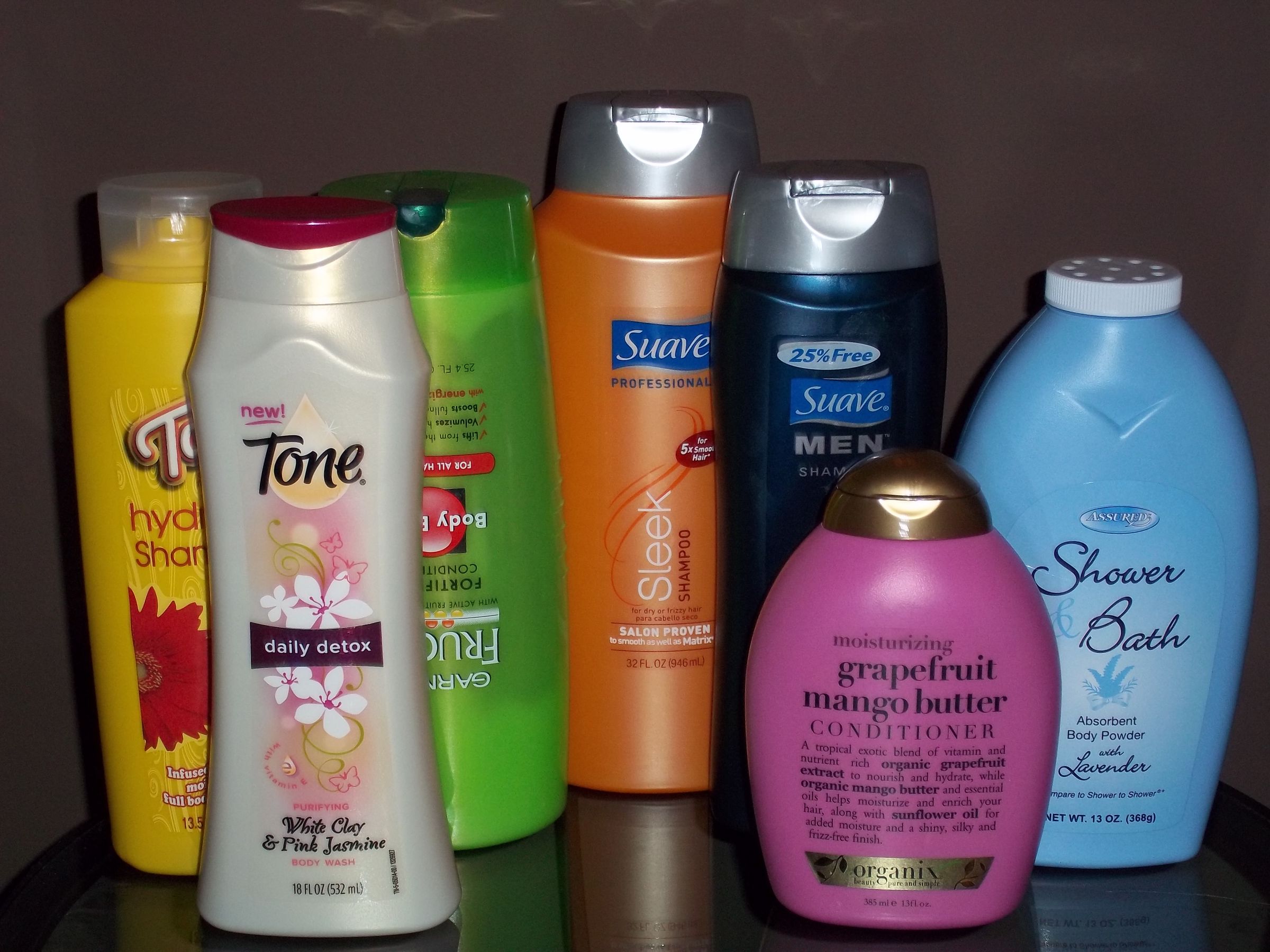 Shampoo Bottle Shapes